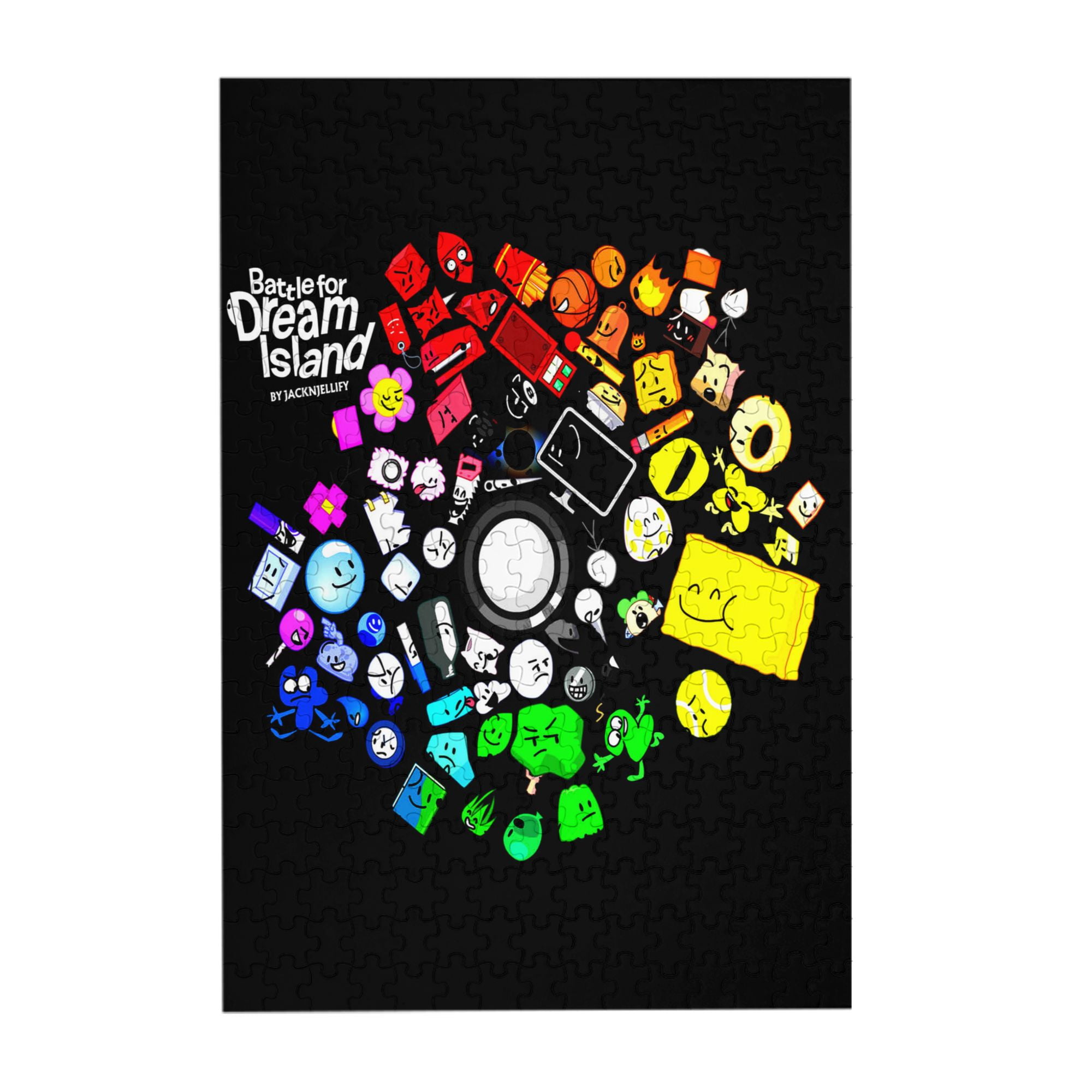 300 Pieces Game BFDI Battle For Dream Island Puzzle for Adults and ...