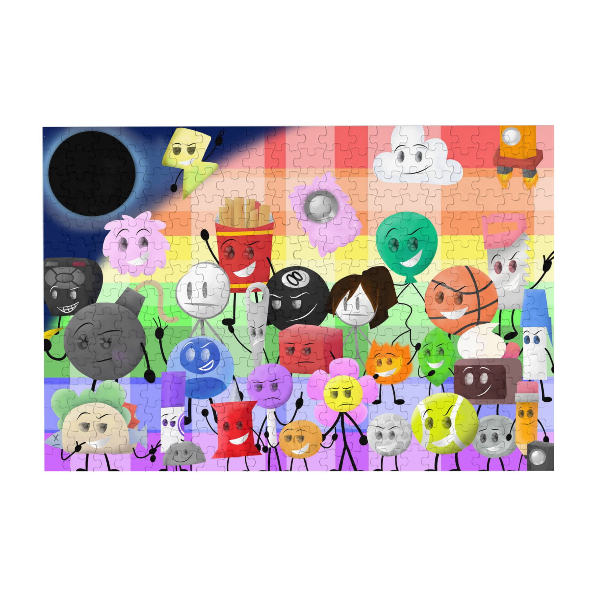 300 Pieces Game BFDI Battle For Dream Island Puzzle for Adults and ...