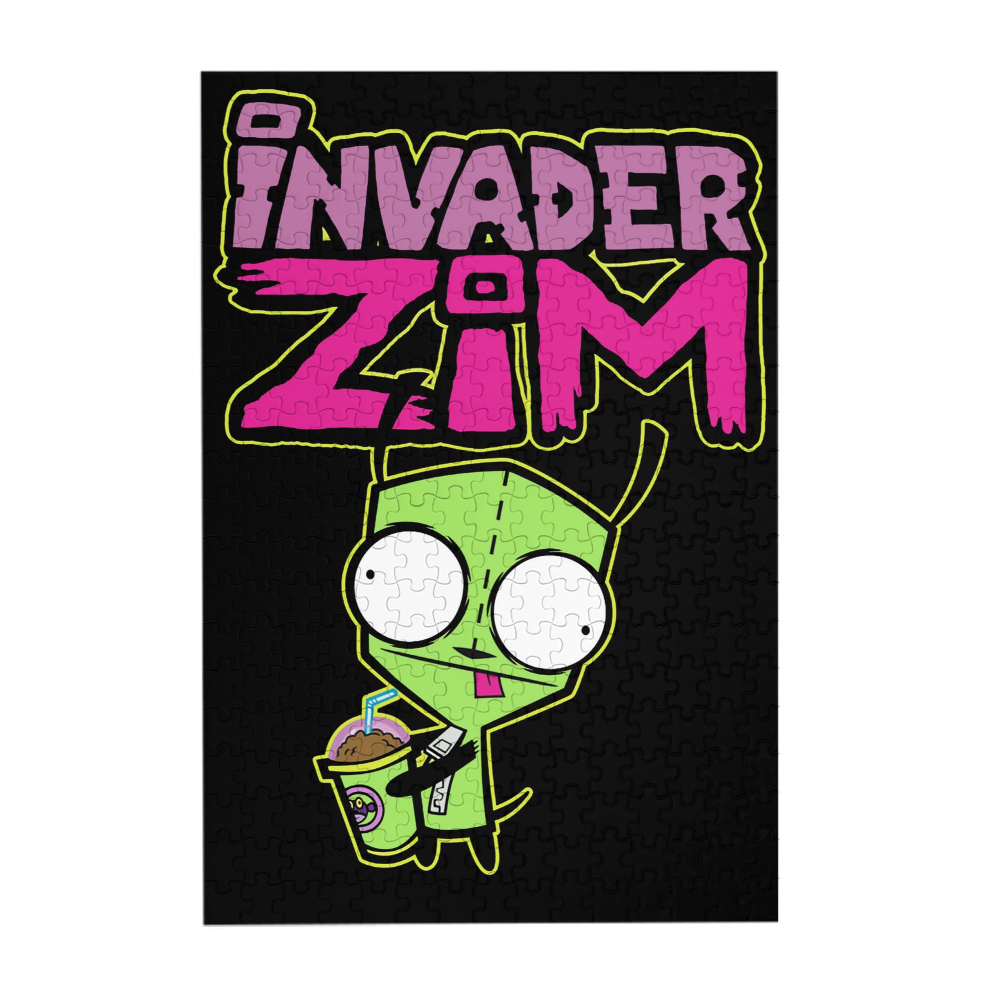 300 Pieces Invader Zim Gir Wooden Jigsaw Puzzles Educational ...