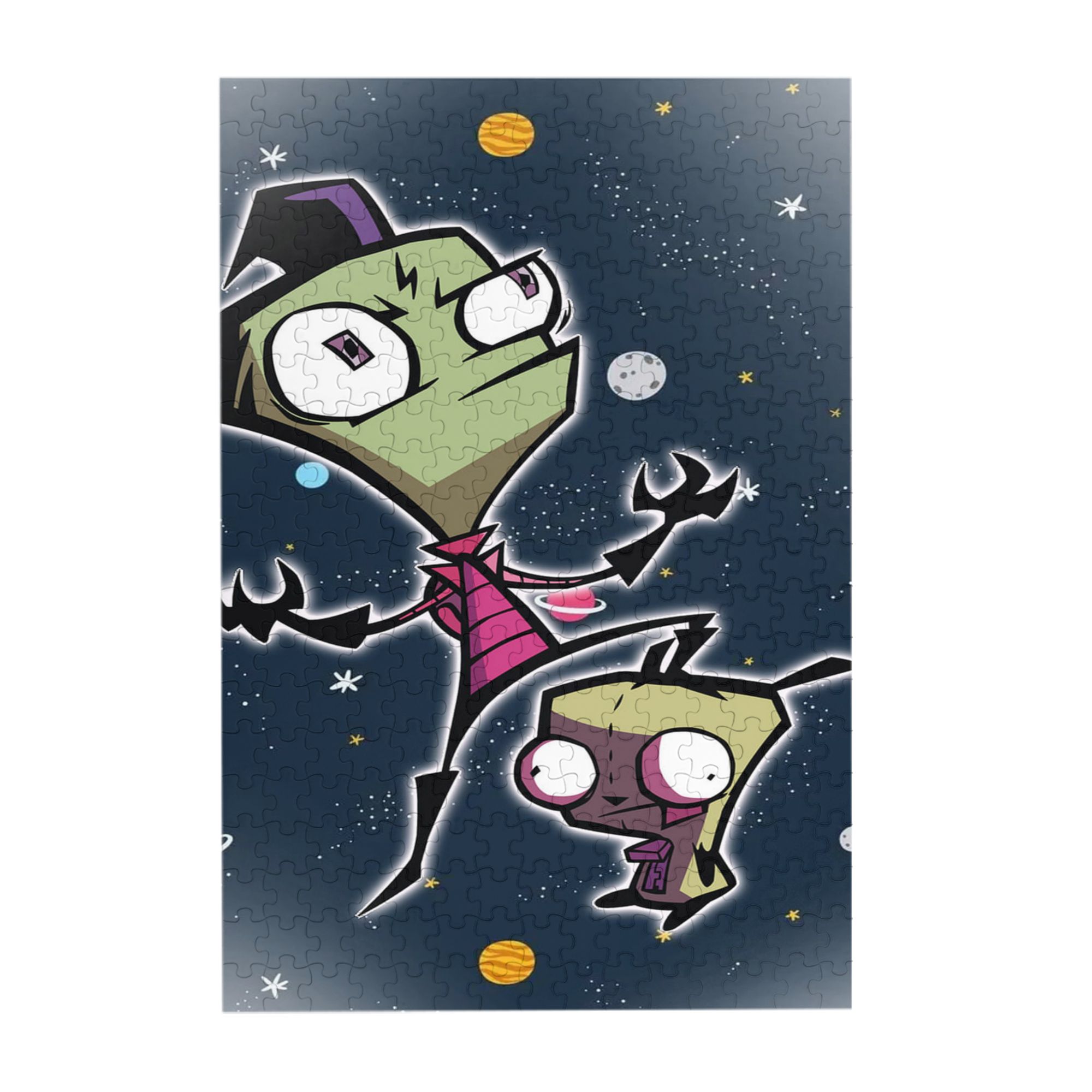300 Pieces Invader Zim Wooden Jigsaw Puzzles Educational Intellectual ...