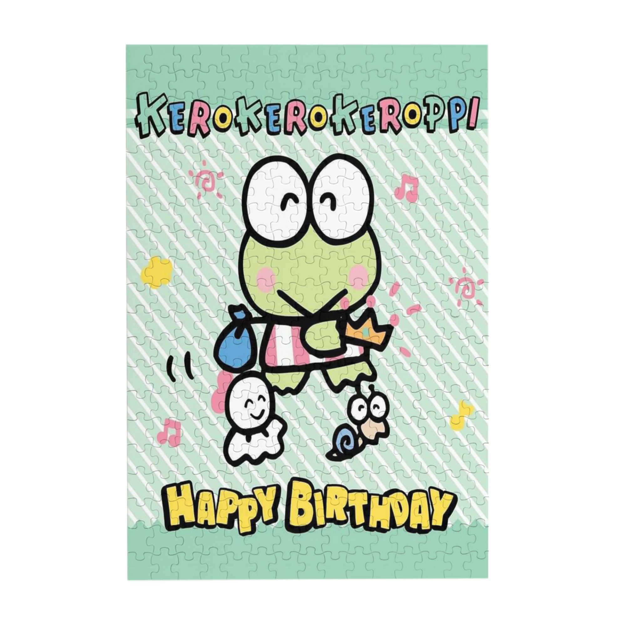 300 Pieces Keroppi Wooden Jigsaw Puzzles Educational Intellectual ...