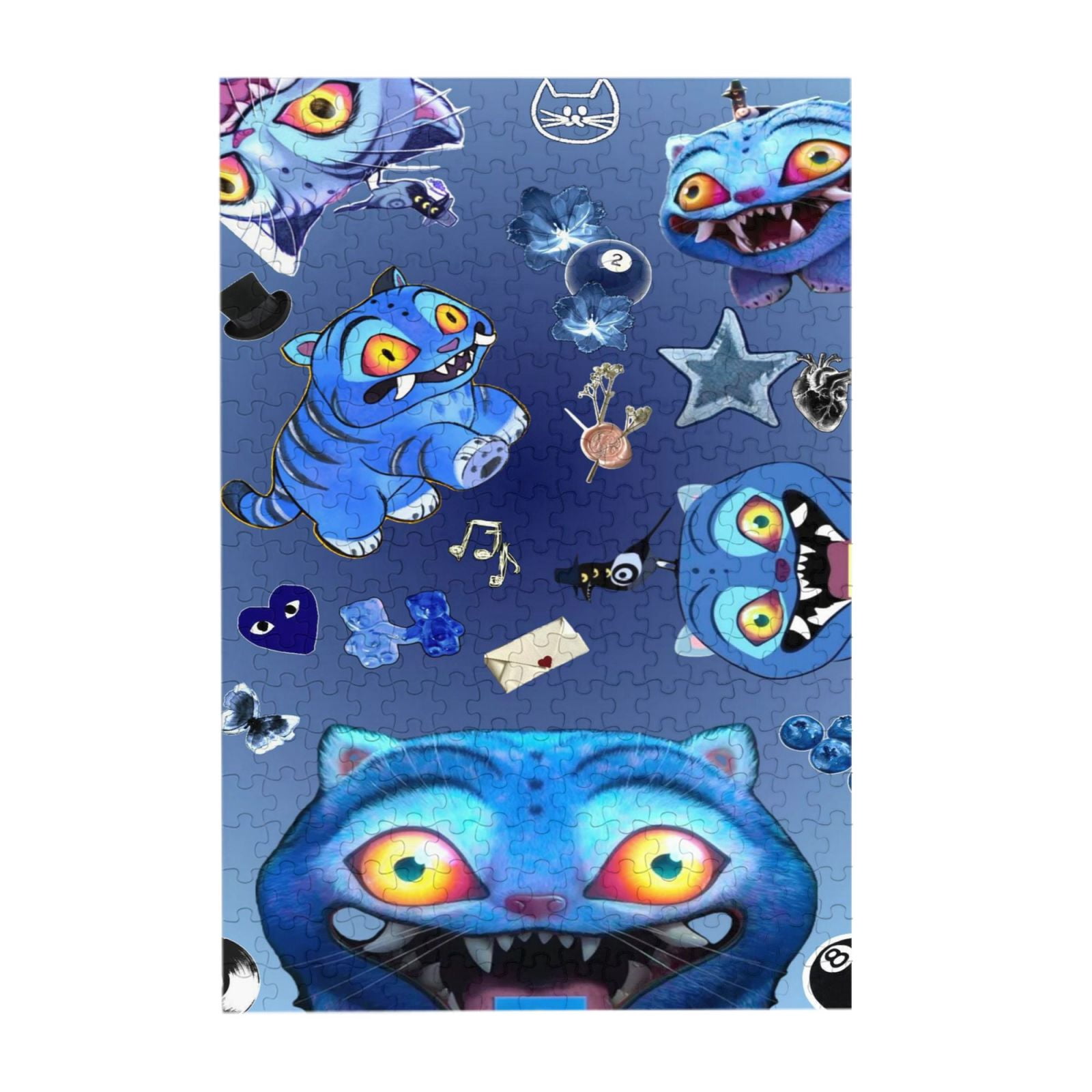 300 Pieces Kpo-p, Demon Hun-te Jigsaw Puzzles for Adults Cartoon Wooden ...