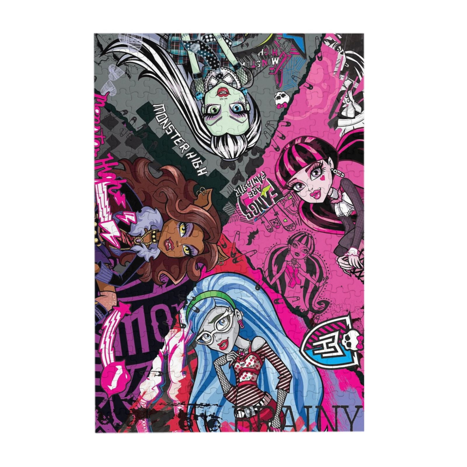 300 Pieces Mon-Ster High Jigsaw Puzzles Cartoon Anime Picture Puzzle ...
