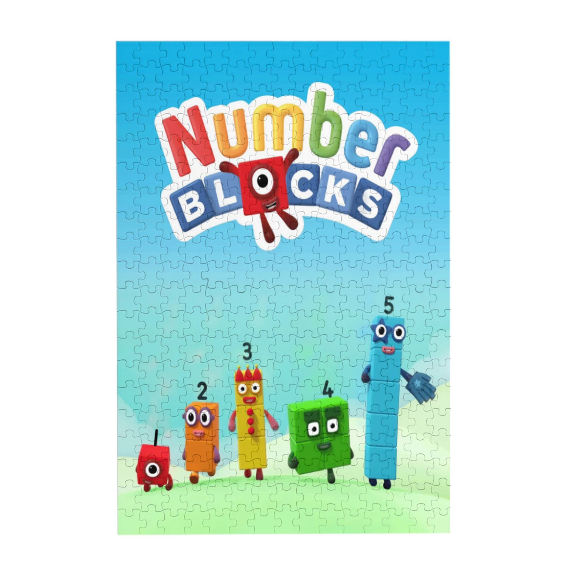 300 Pieces Number Block Puzzle for Adults and Teenagers Cartoon Jigsaw ...