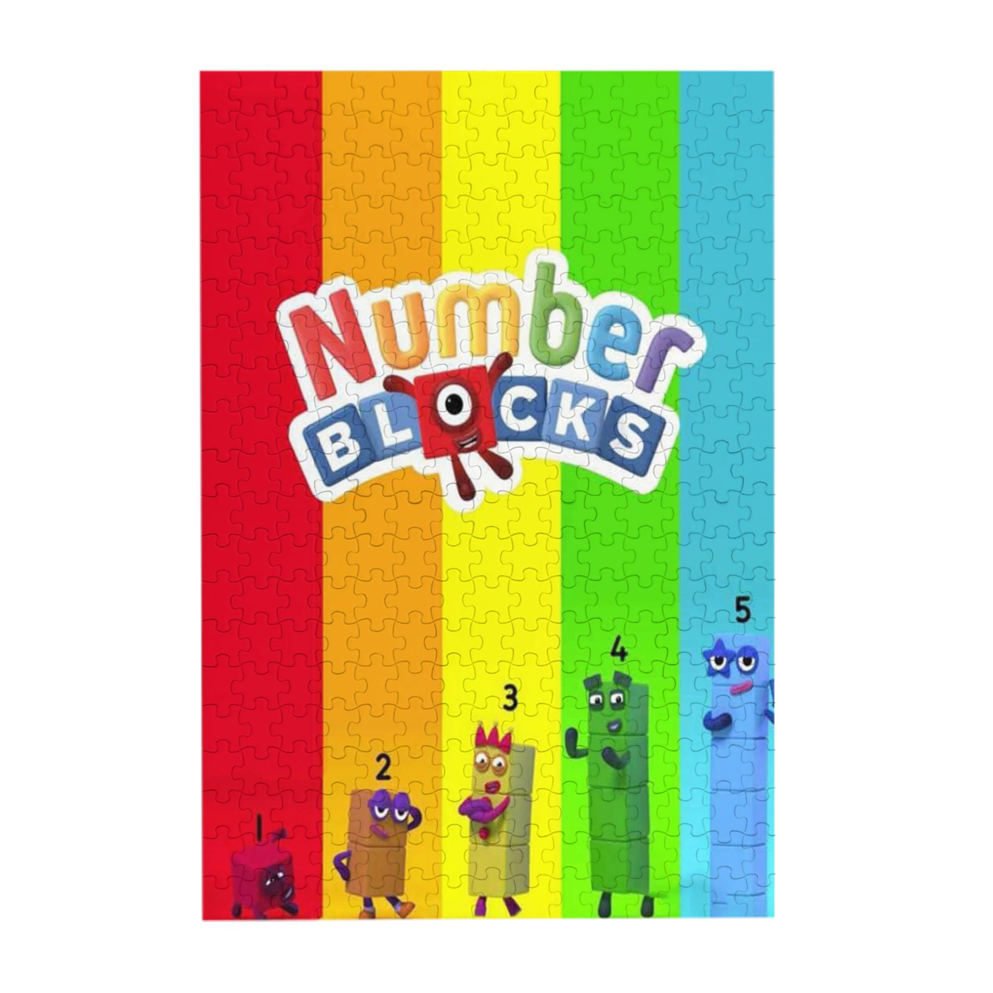 300 Pieces Number Block Puzzle for Adults and Teenagers Cartoon Jigsaw ...