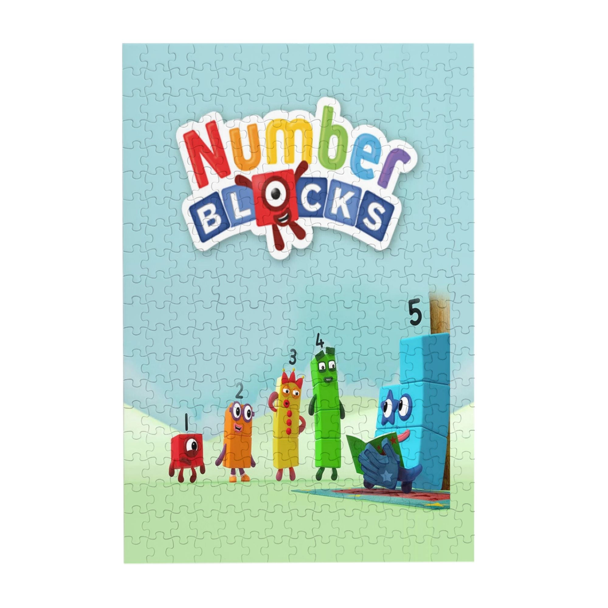 300 Pieces Number Block Puzzle for Adults and Teenagers Cartoon Jigsaw ...