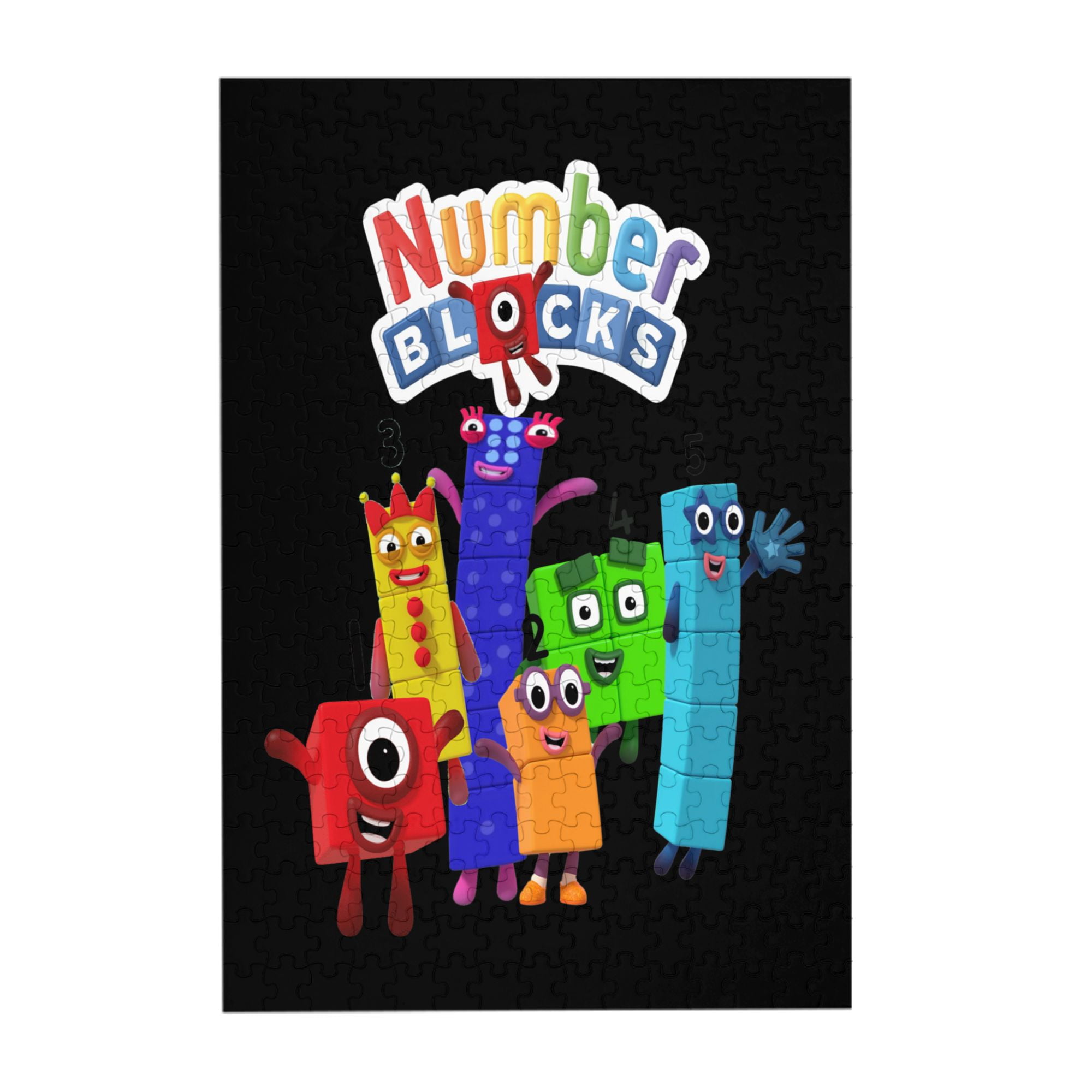 300 Pieces Number Block Puzzle for Adults and Teenagers Cartoon Jigsaw ...