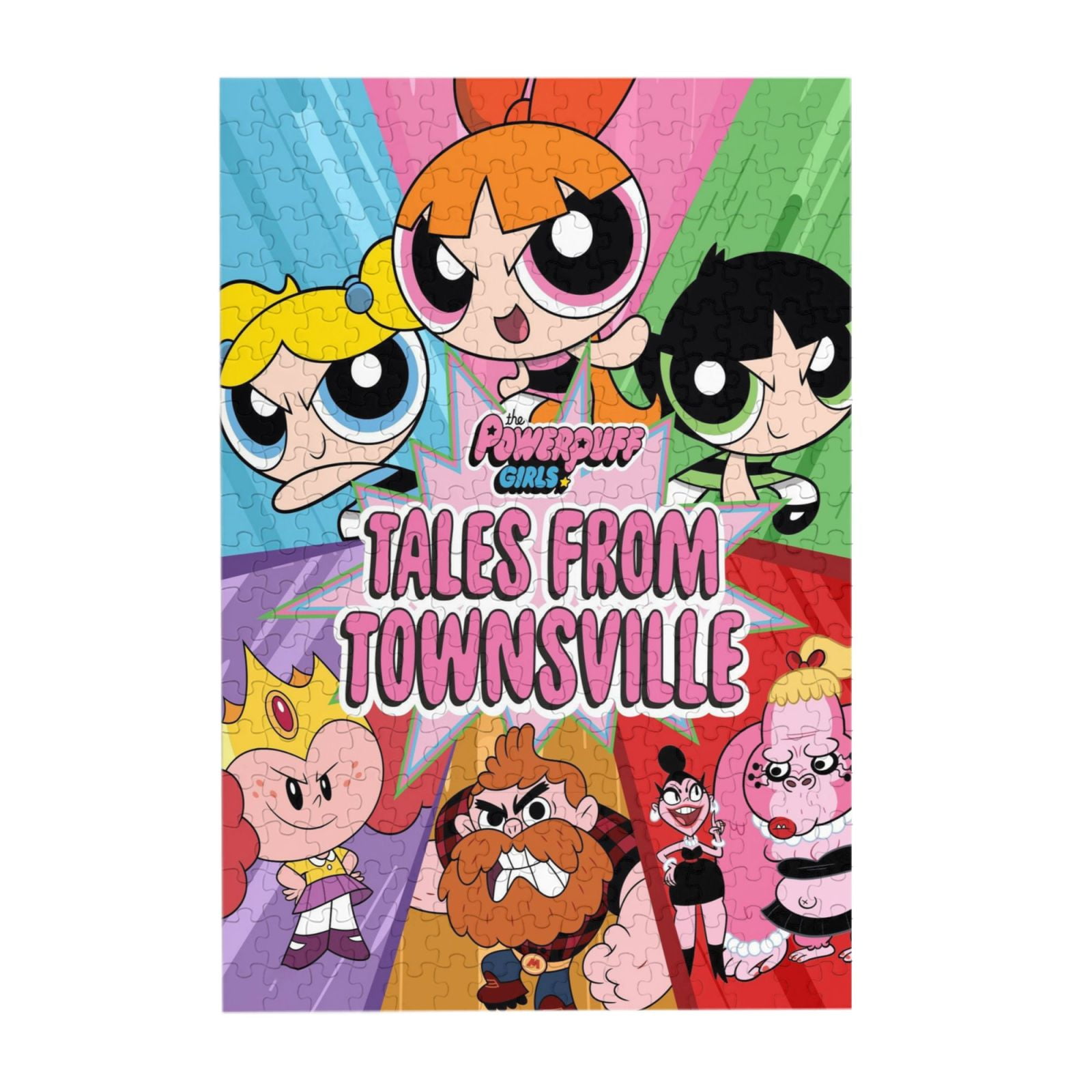 300 Pieces Powerpuff Girls Jigsaw Puzzles Cartoon Anime Picture Puzzle ...