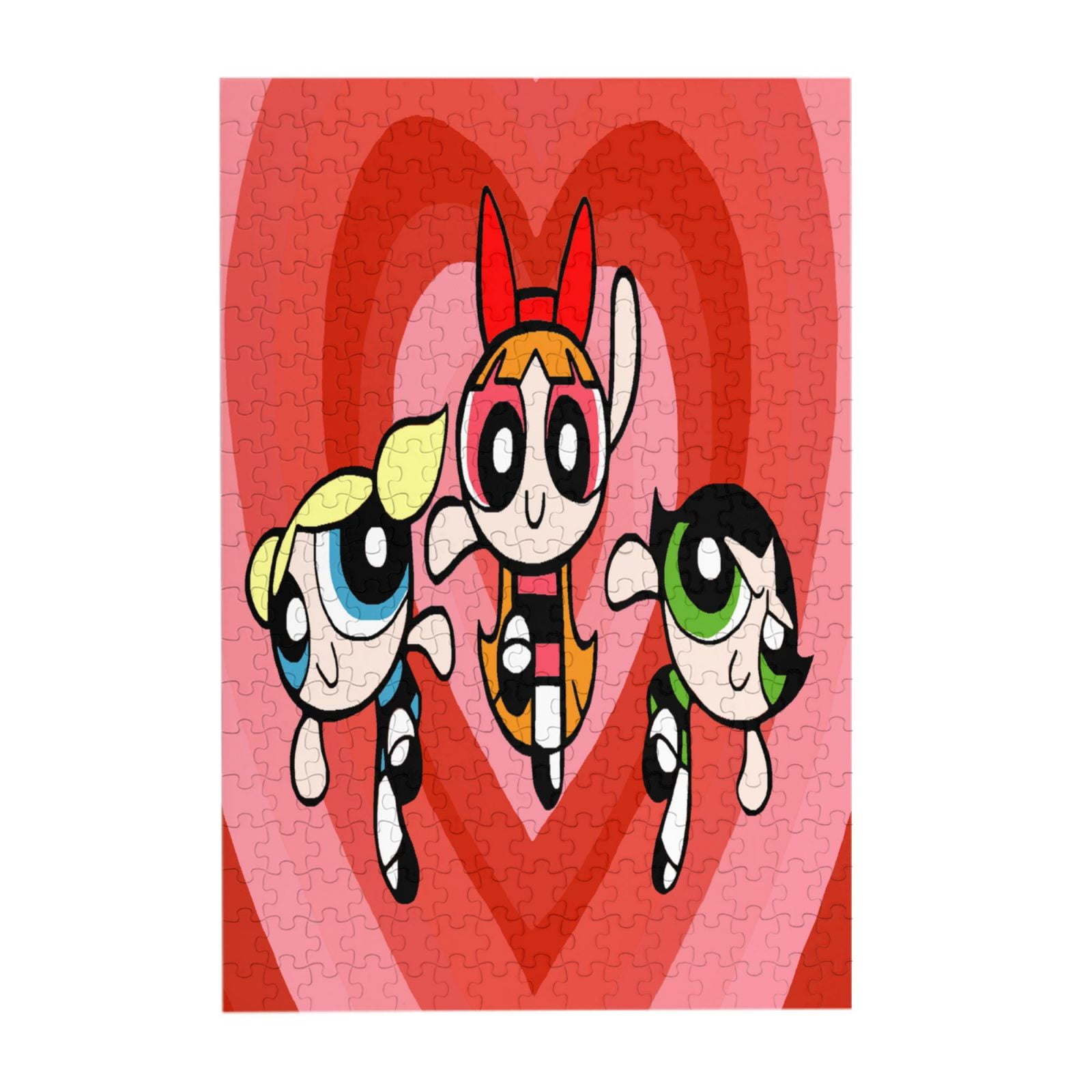 300 Pieces Powerpuff Girls Jigsaw Puzzles Cartoon Anime Picture Puzzle ...