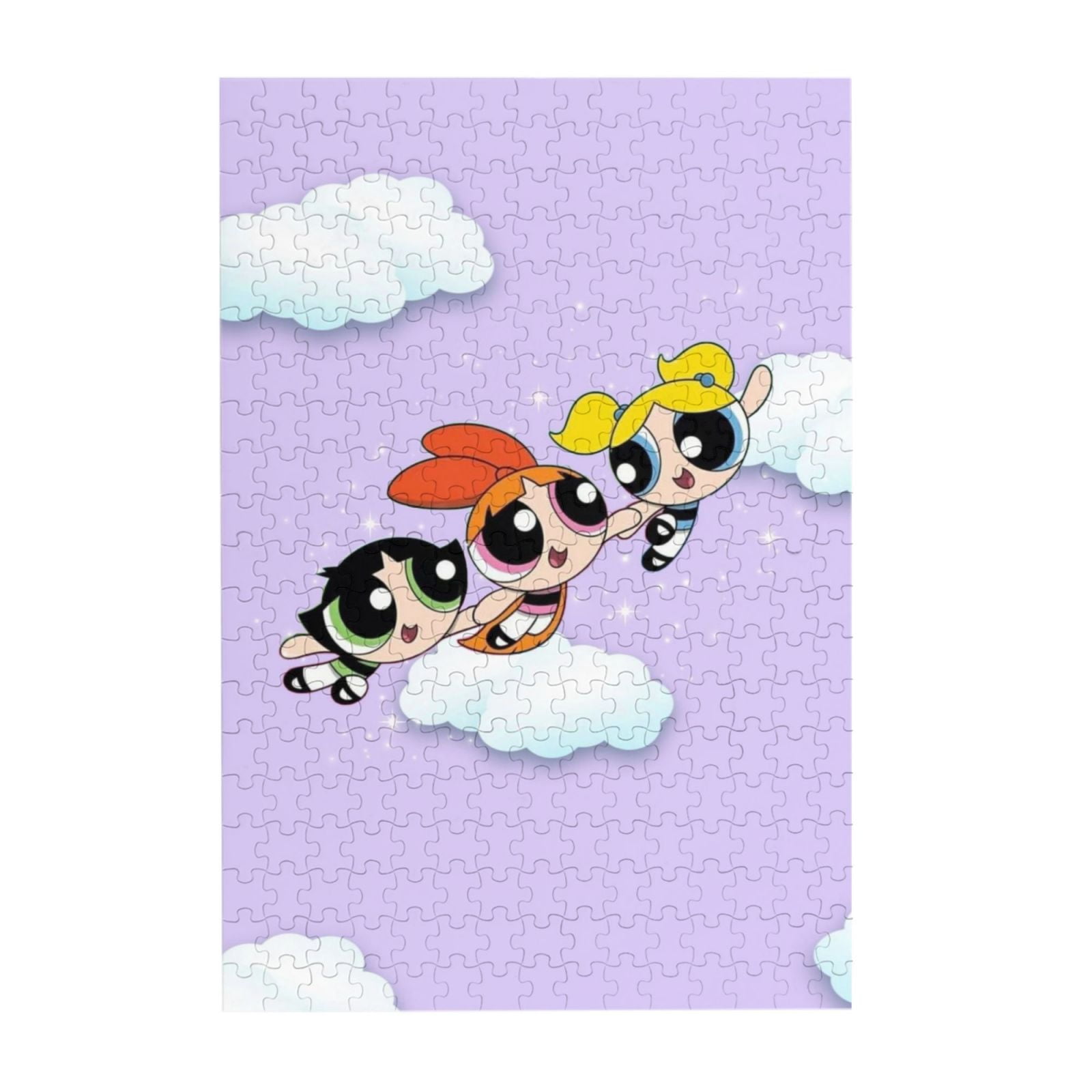 300 Pieces Powerpuff Girls Jigsaw Puzzles Cartoon Anime Picture Puzzle ...