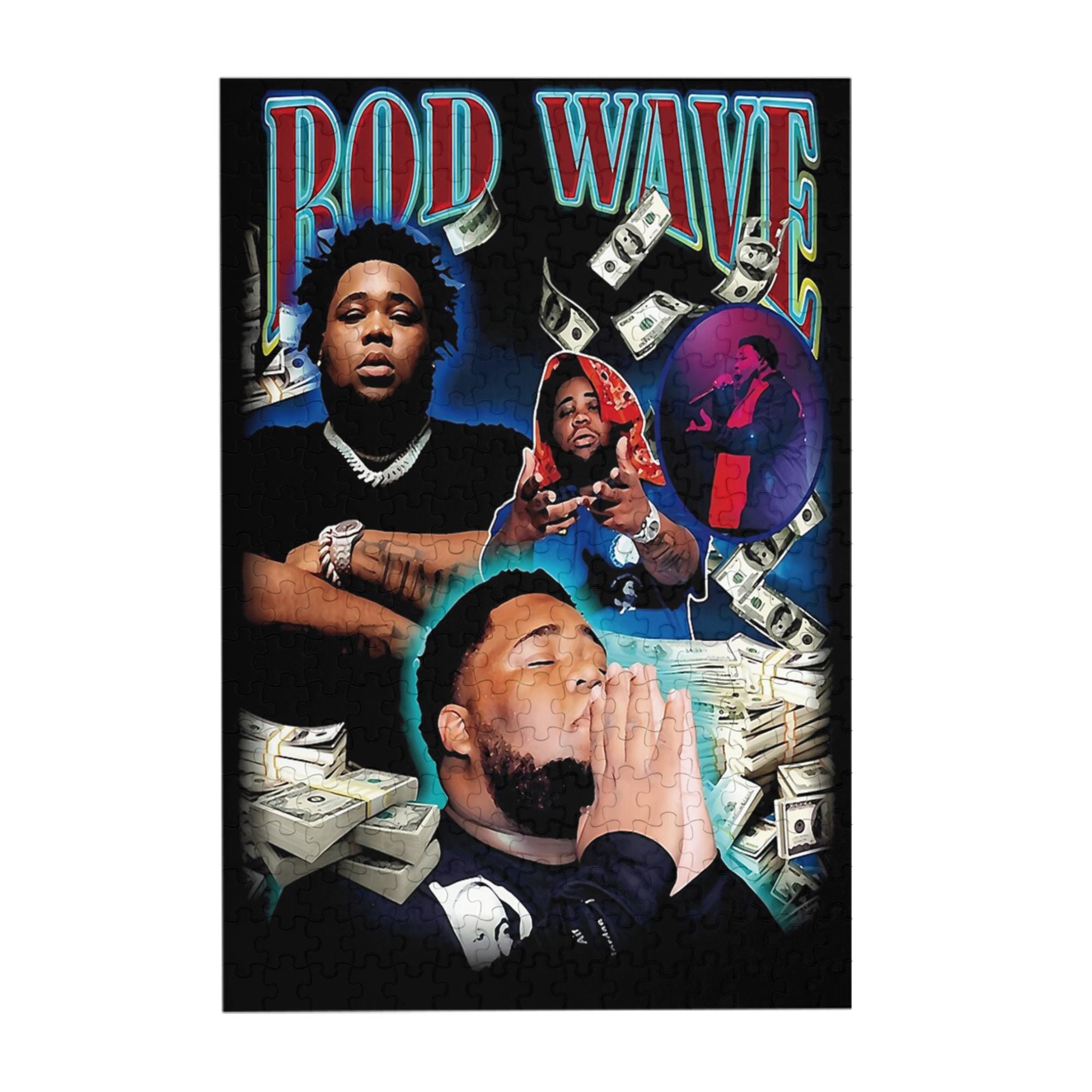 300 Pieces Rod Wave Puzzle for Adults and Teenagers Cartoon Jigsaw ...