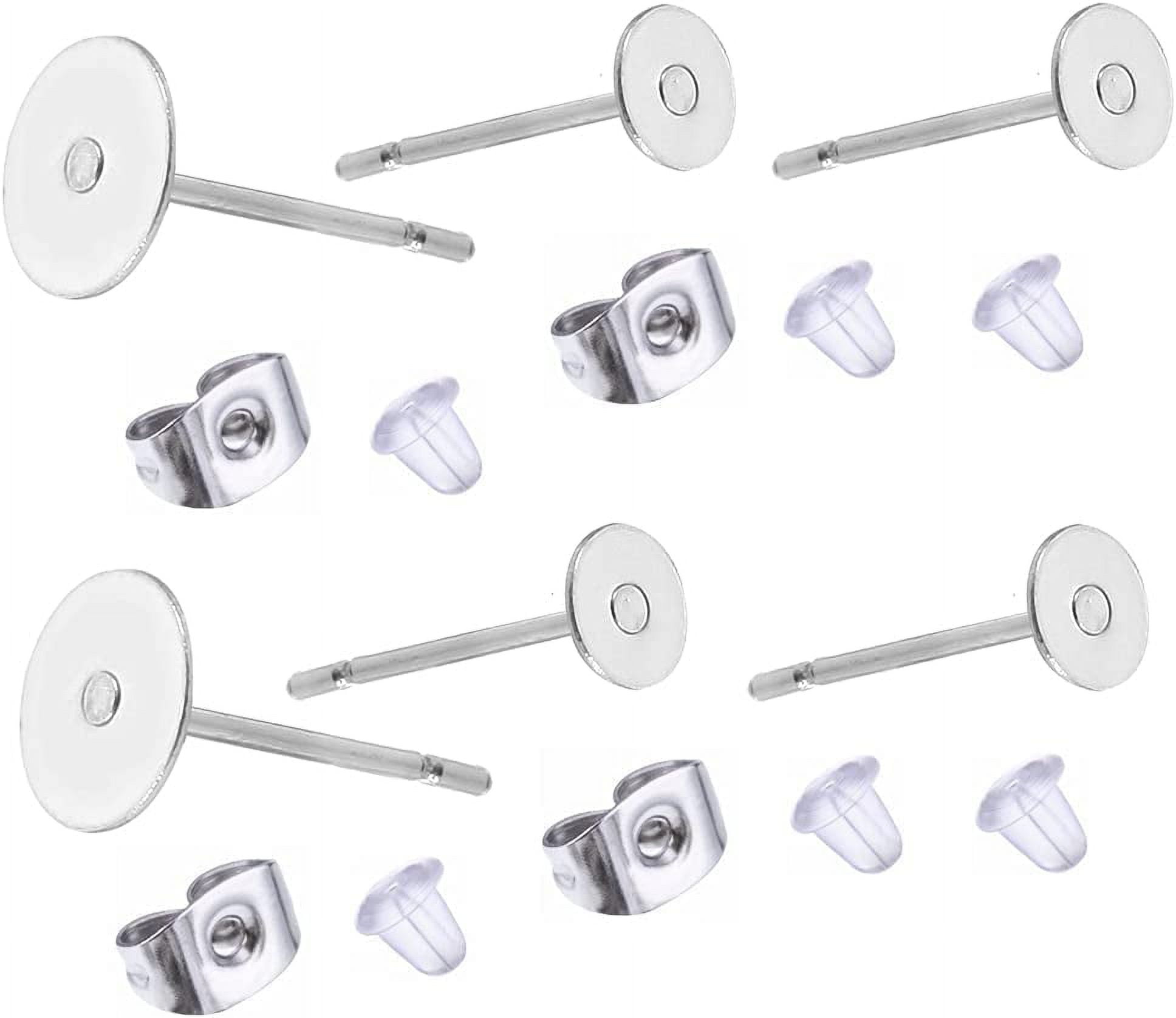 300 Pieces Stainless Steel Earrings Posts Jewelry Findings,200 Pieces ...