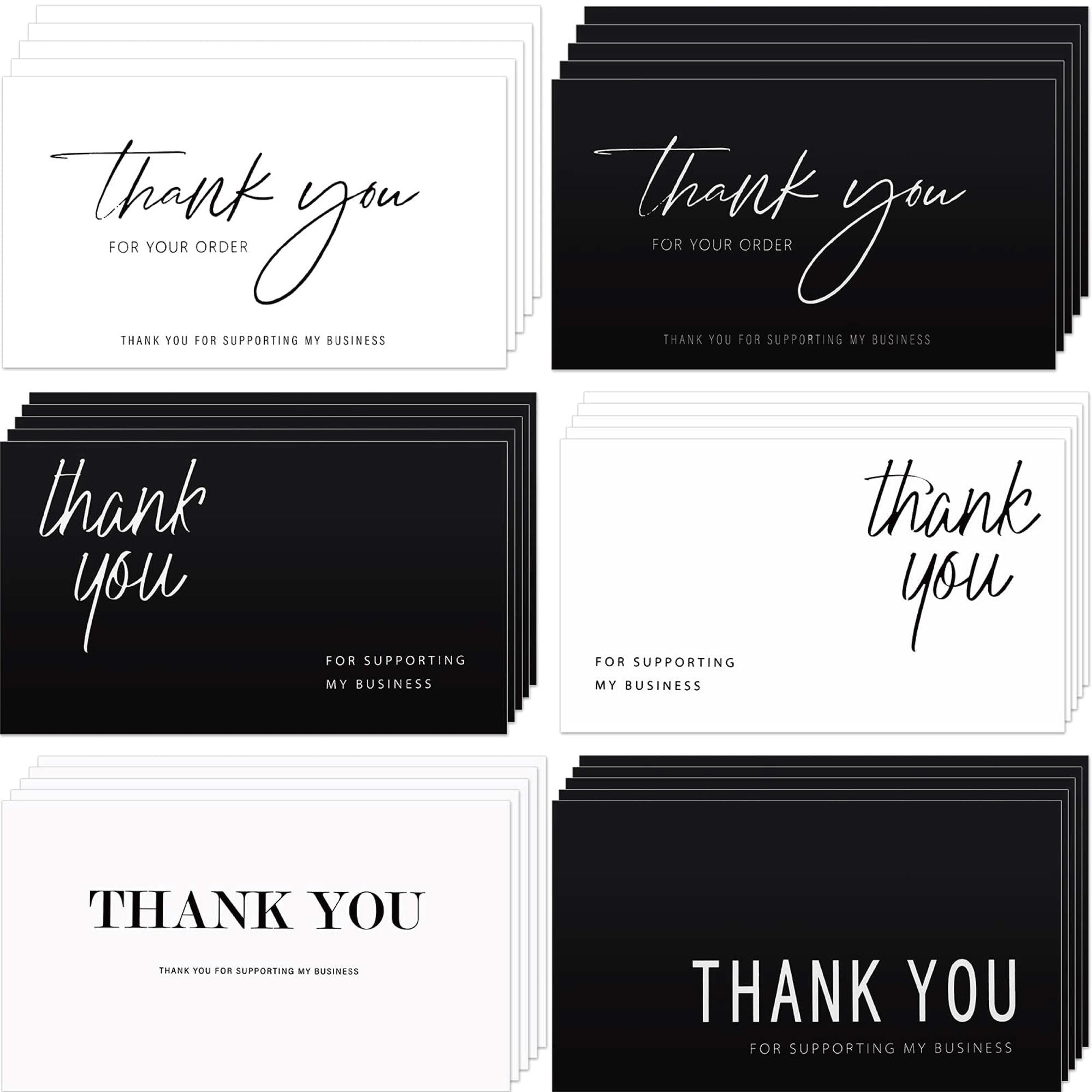 300 Pieces Thank You for Your Order Cards Customer Appreciation Note ...