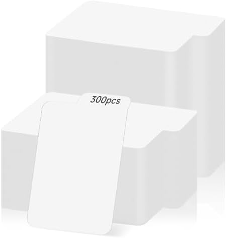 300 Pieces Trading Card Dividers, Blank Paper Card Dividers White Card ...