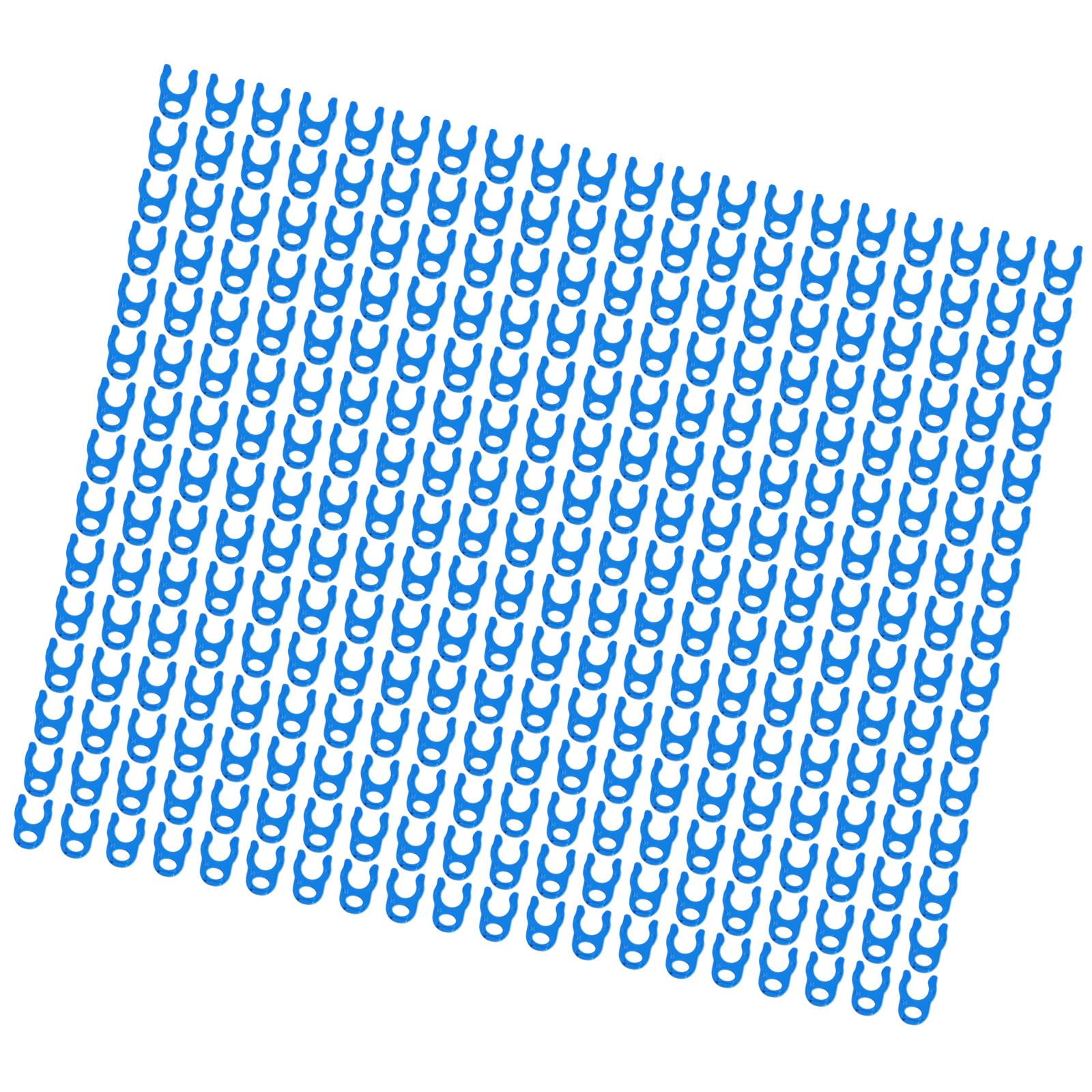 300 Pieces Water Hose Fittings Quick Connect Clips Tube Adapter Blue ...