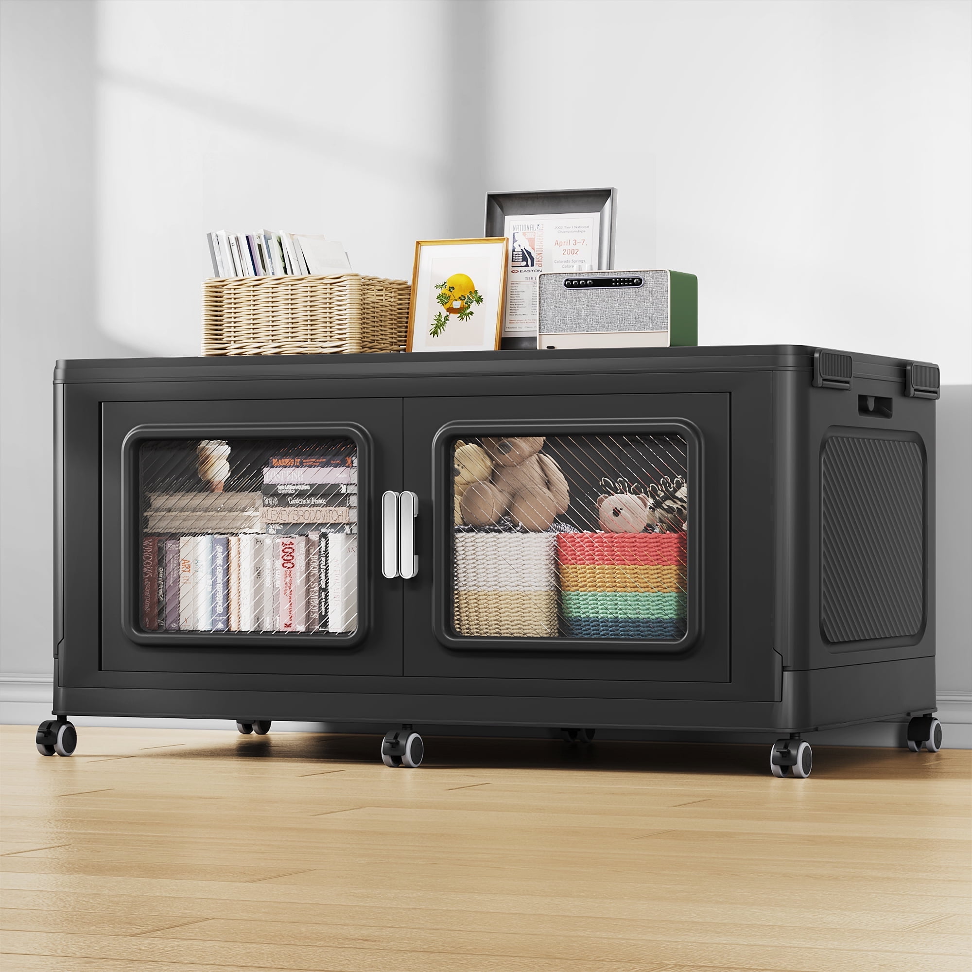 300 Qt Extra Large Stackable Storage Bins with Lids, 575 Gal Plastic ...