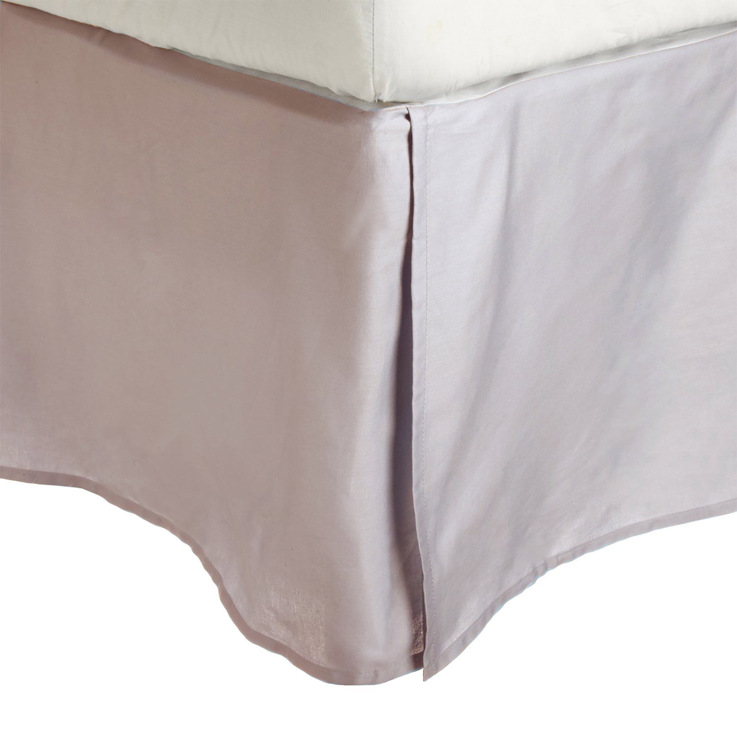 300 Queen Bed Skirt 100% Premium Combed Cotton Solid, Lilac - Walmart.com