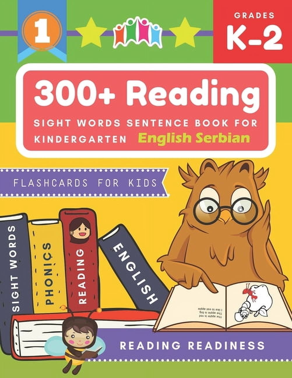 300+ Reading Sight Words Sentence Book for Kindergarten English Serbian ...