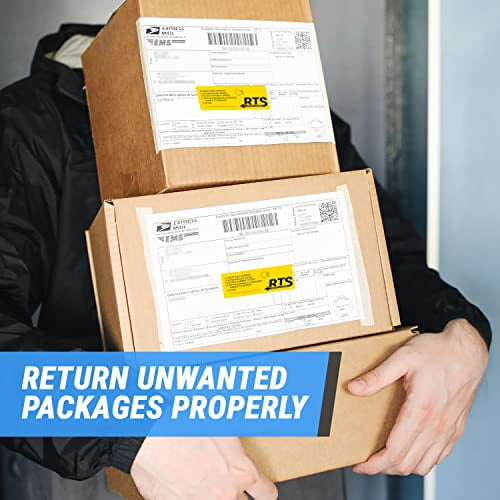 300 Return to Sender Labels, 1.5 x 4 inch RTS - Return to Sender Labels ...