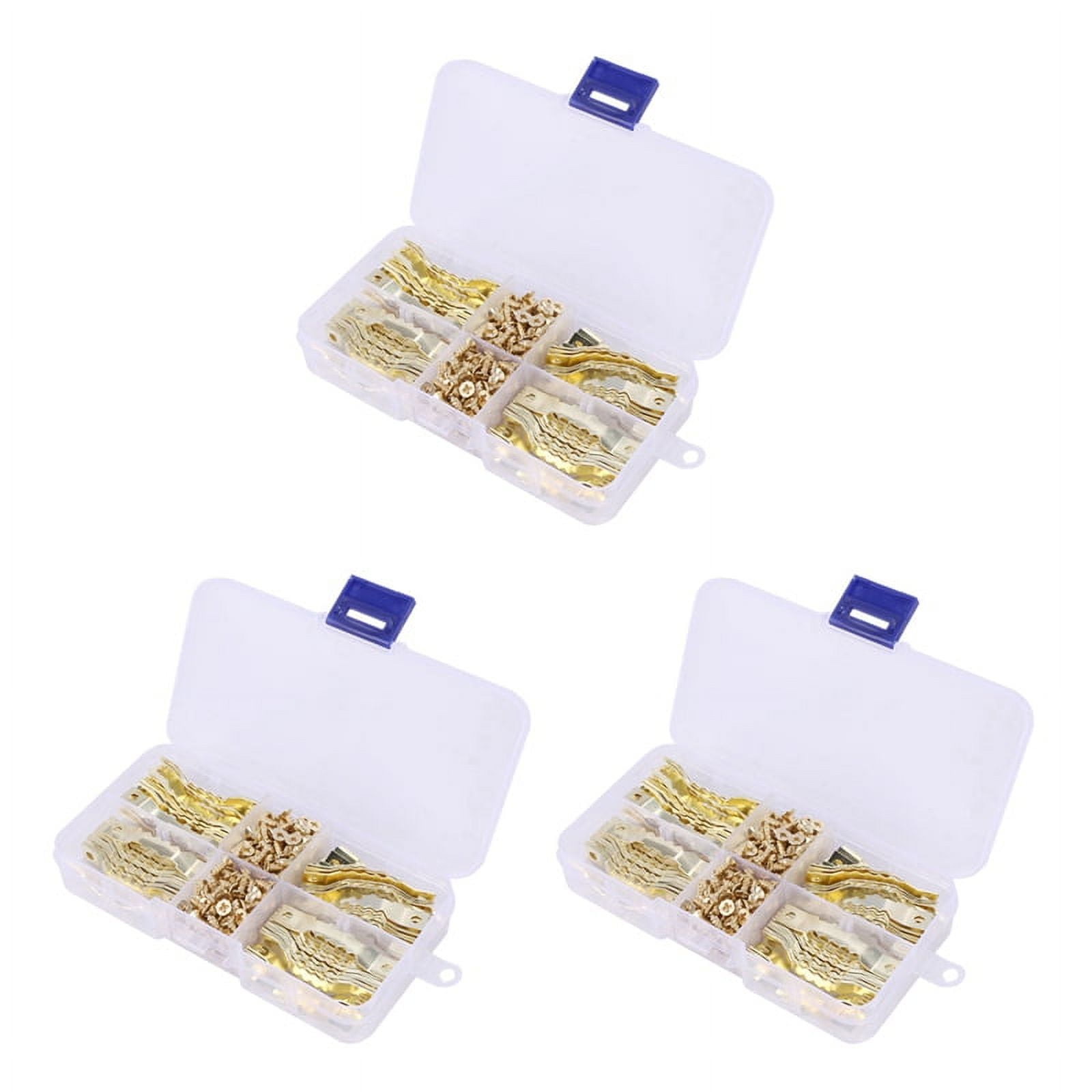 300 Sets Golden Saw Tooth Picture Frame Hangers Hanging Photo Oil ...