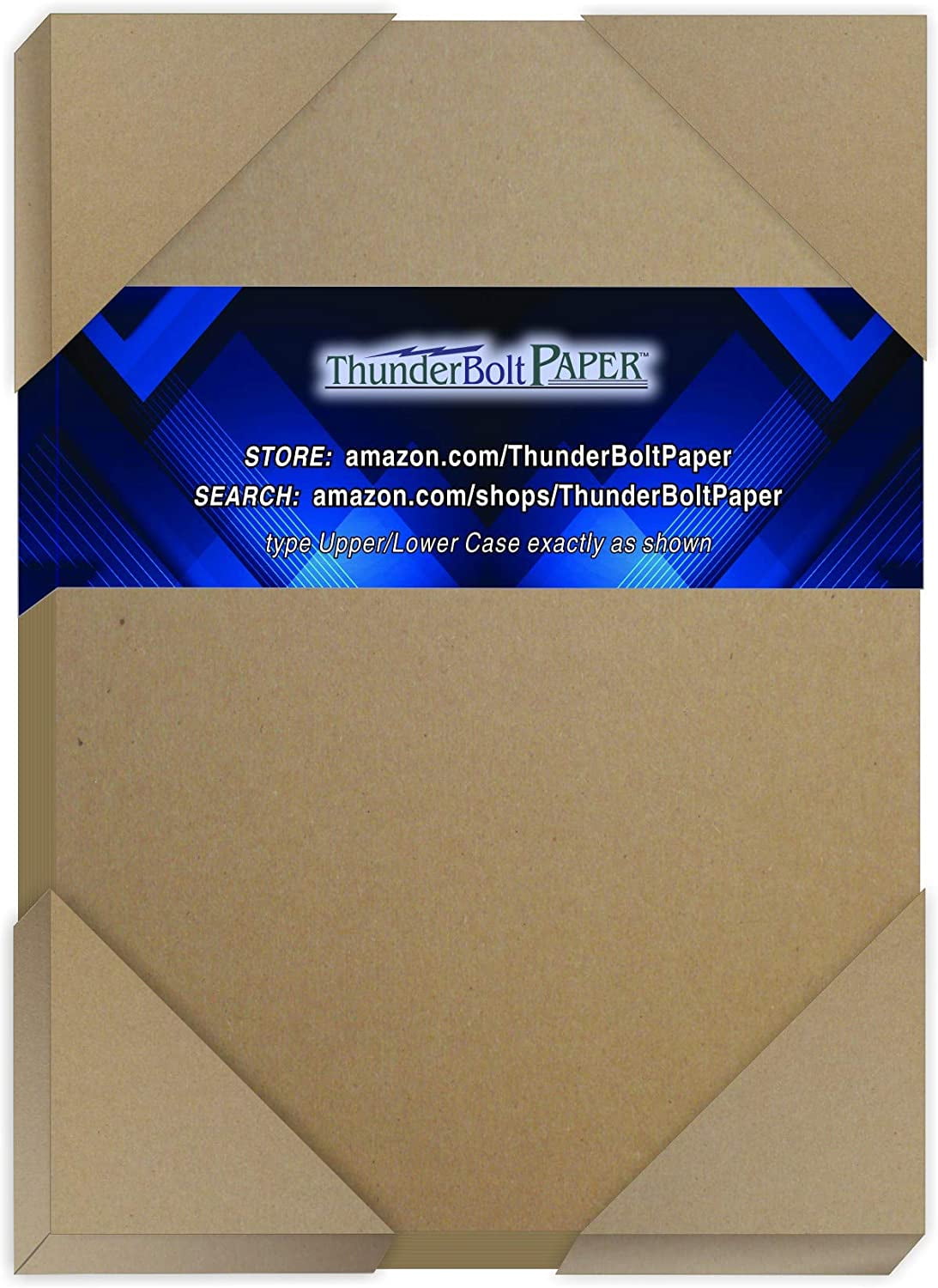 300 Sheets Brown Chipboard 60 Point Extra Thick 5" X 7" (5X7 Inches ...