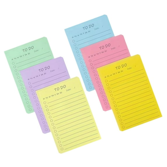300 Sheets Colorful Notes Paper 6x4Inch Lined Adhesive Note Paper for ...