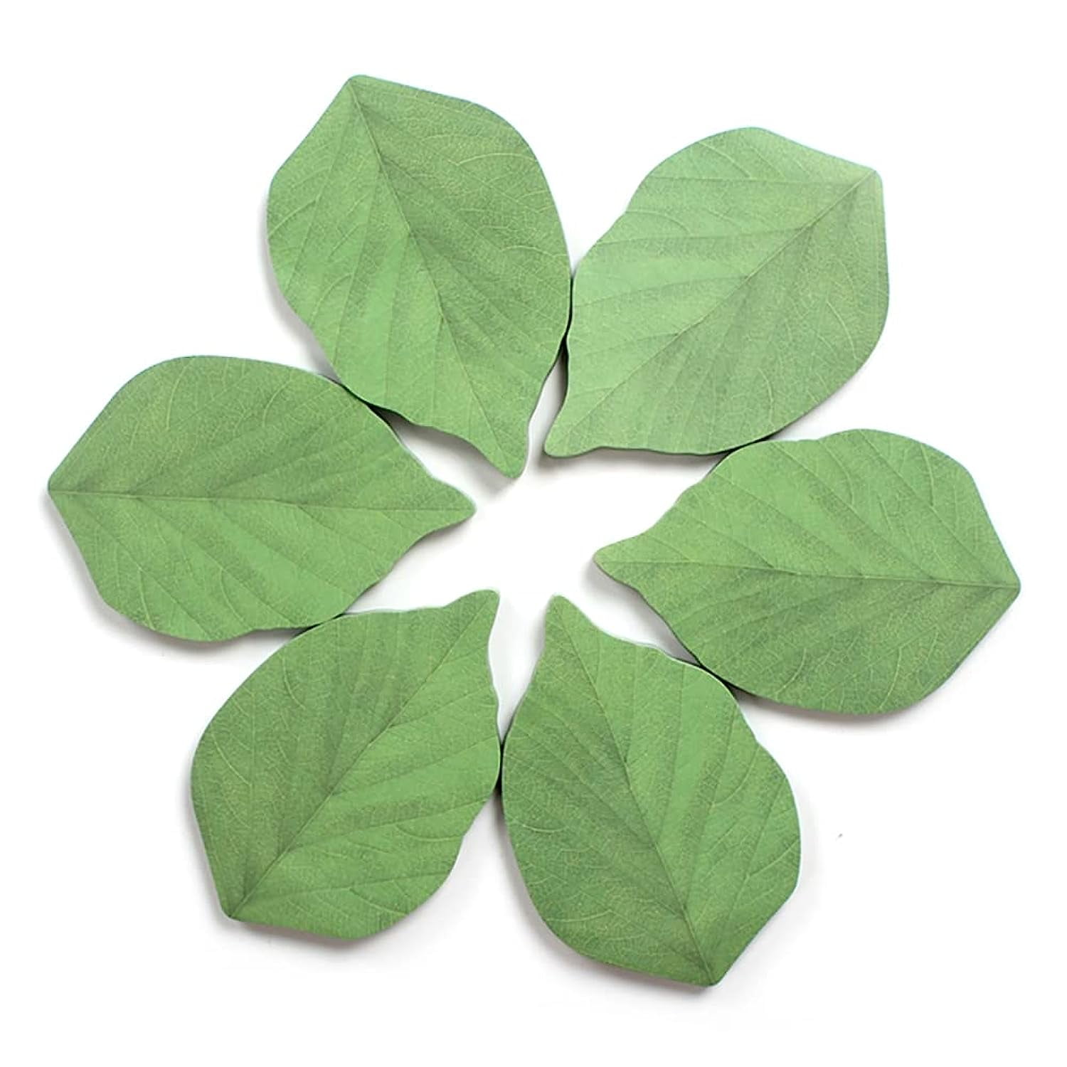 300 Sheets Leaf Sticky Notes Memo Pad Paper Sticker Pads (50 Sheets/Pad ...
