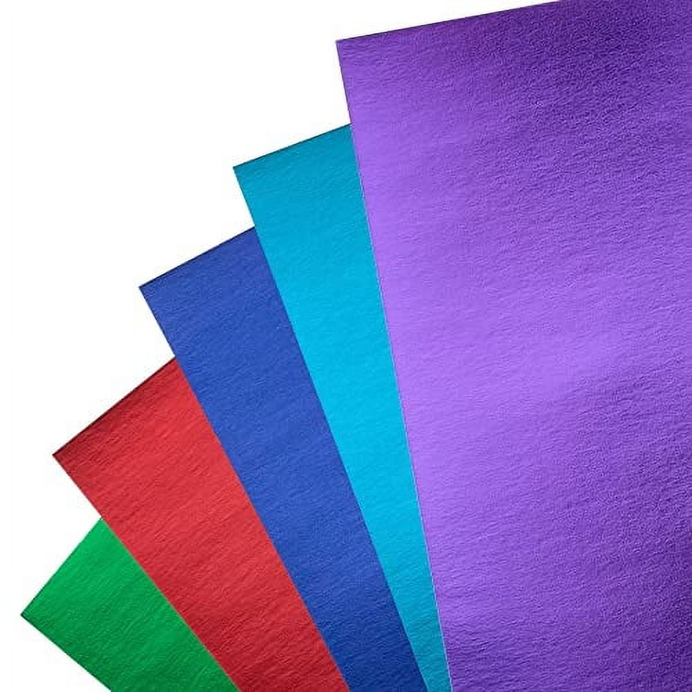 300 Sheets Multicolor Foil 8.5" x 11" Cardstock Paper by Recollections ...
