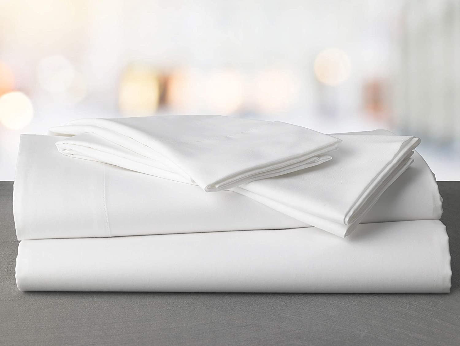 300 Thread Count Cotton Blend Set - 4 Piece Set - Includes 2 ...