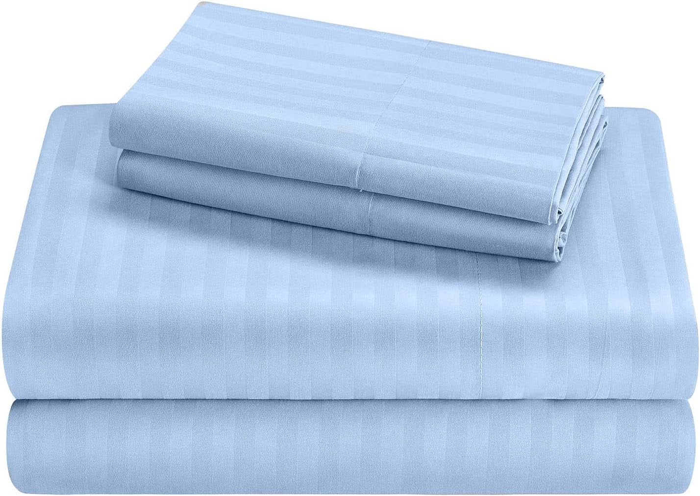 300 Thread Count Sheet Set 4 Piece - Extra Soft 100% Egyptian Cotton 14 ...