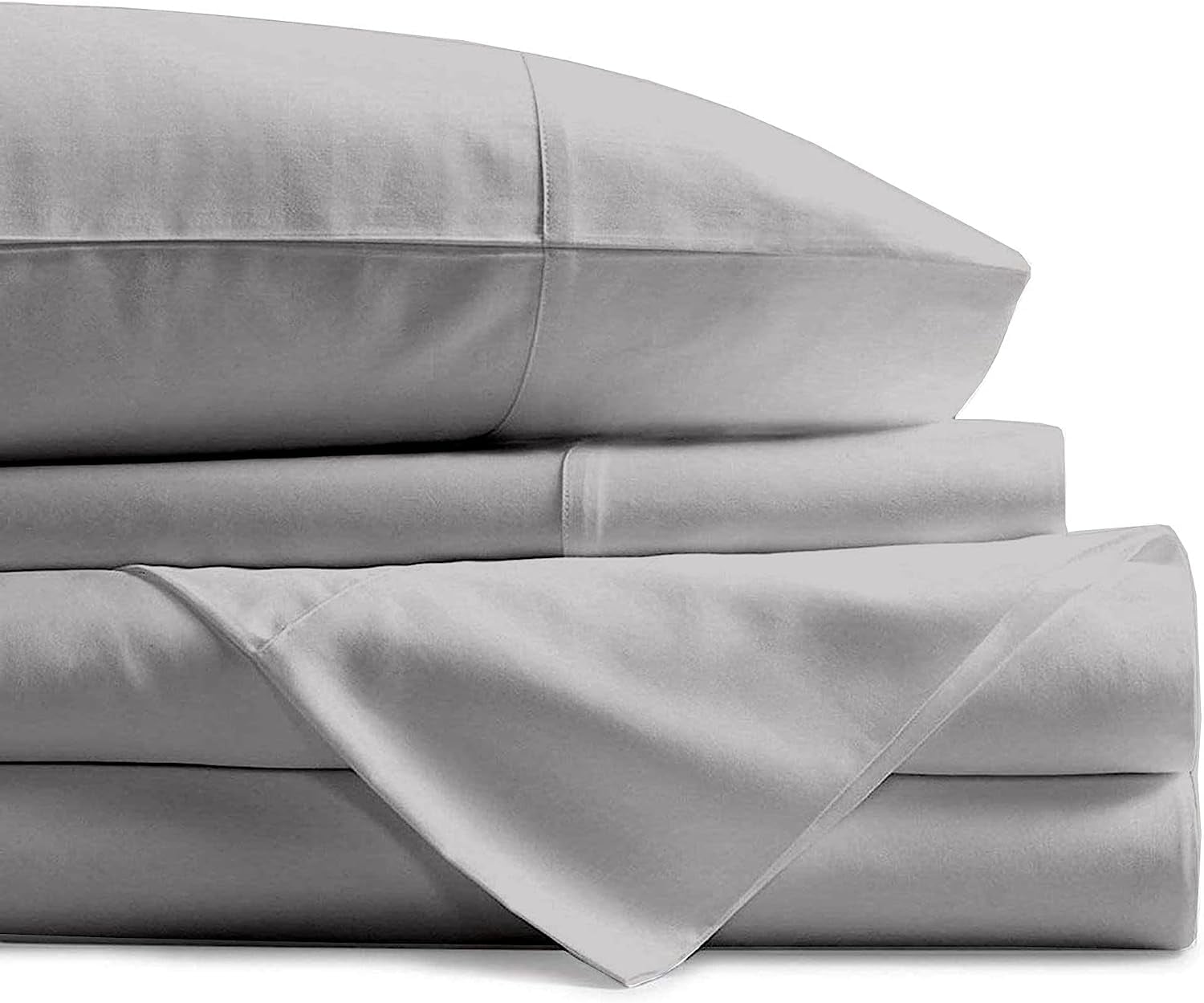 300 Thread Count Sheet Set 4 Piece - Extra Soft 100% Egyptian Cotton 18 ...