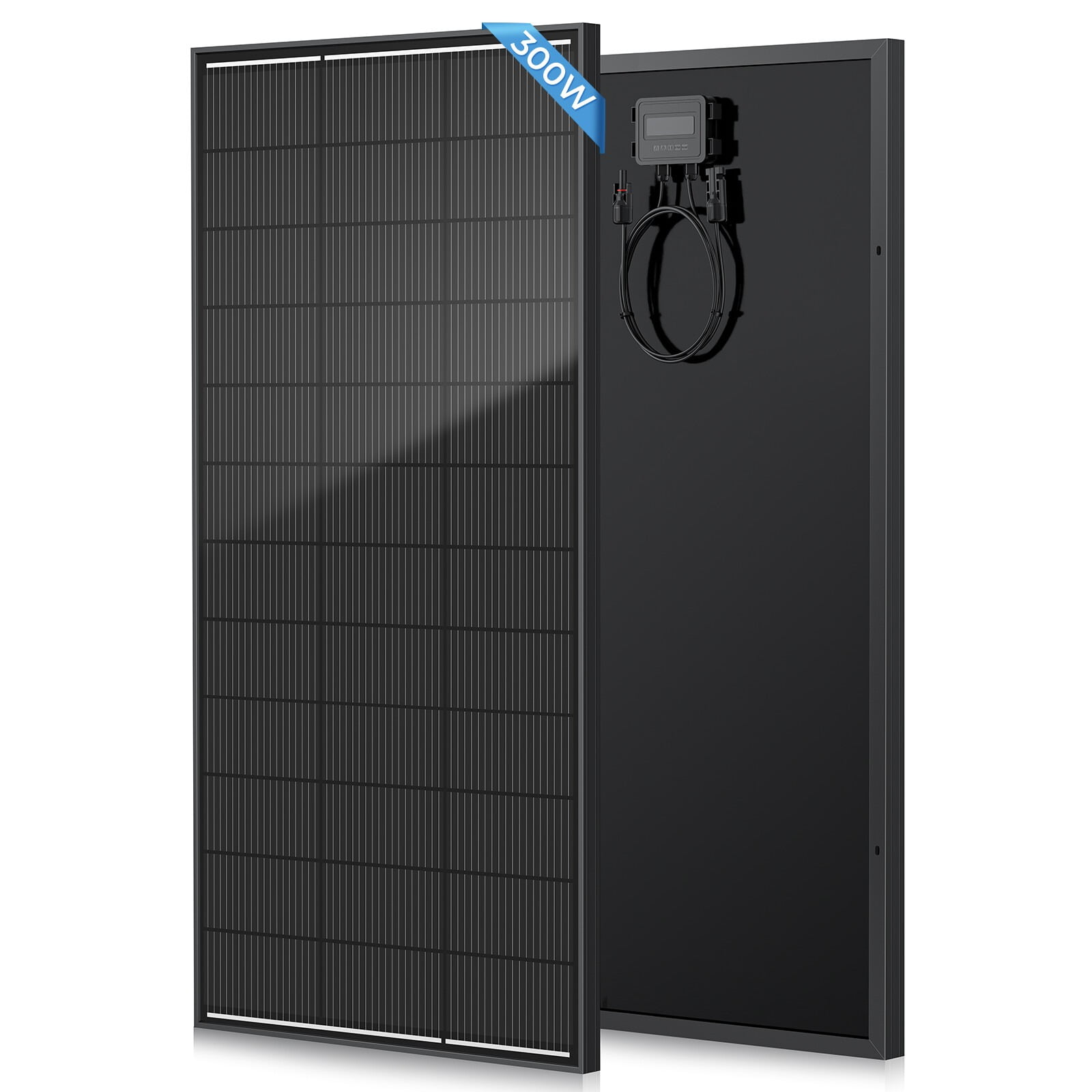 300 Watt Solar Panel, 2025 New 300w Solar Panels 18BB High Efficiency Monocrystalline Solar ...