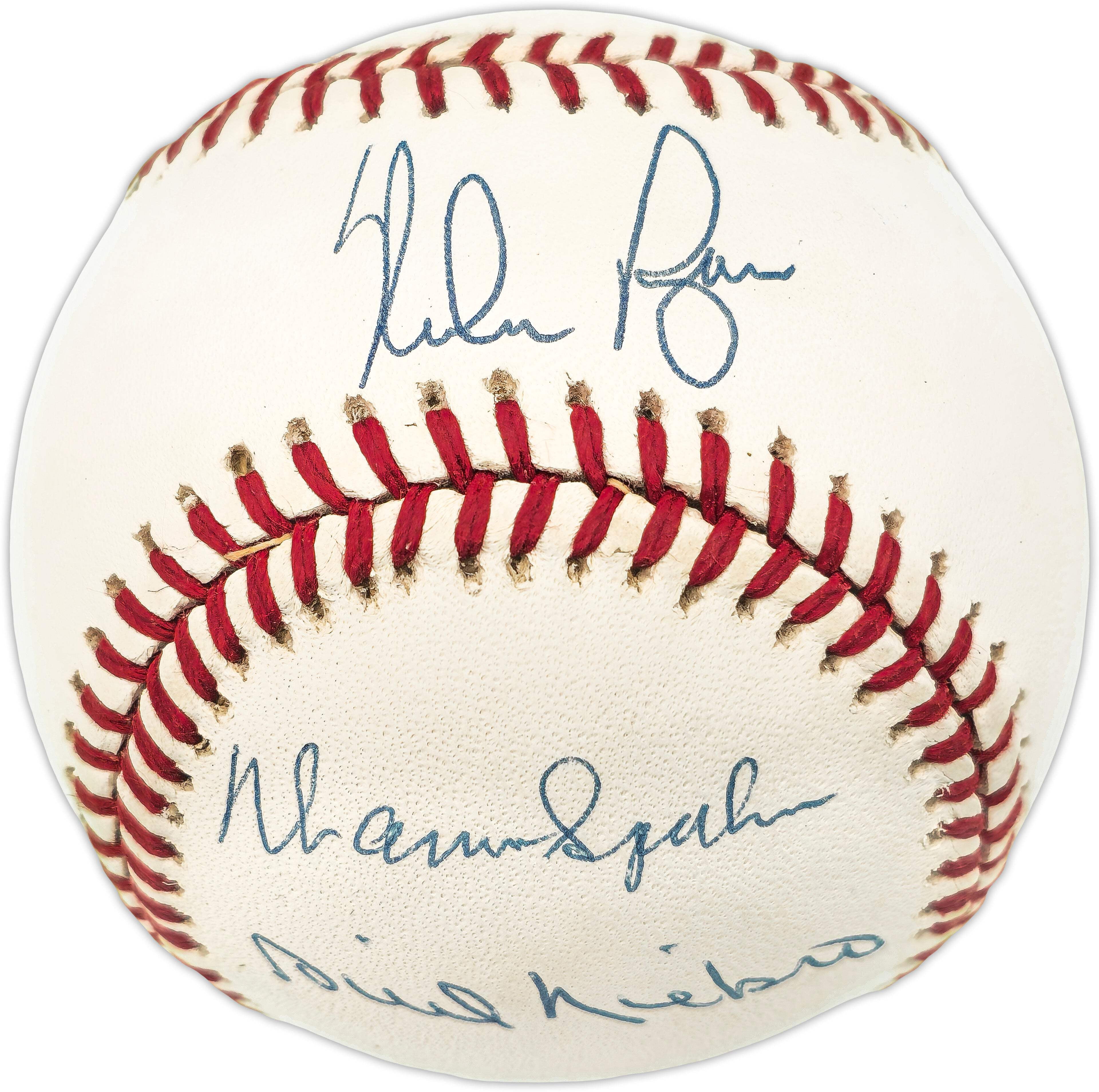 300 Win Club Pitchers Autographed Official AL Baseball With 7 ...