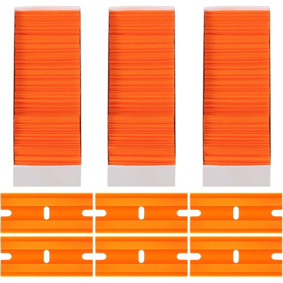300 count Razor Scraper Scraper Tools Double Edge with a Tip Slot Edge ...