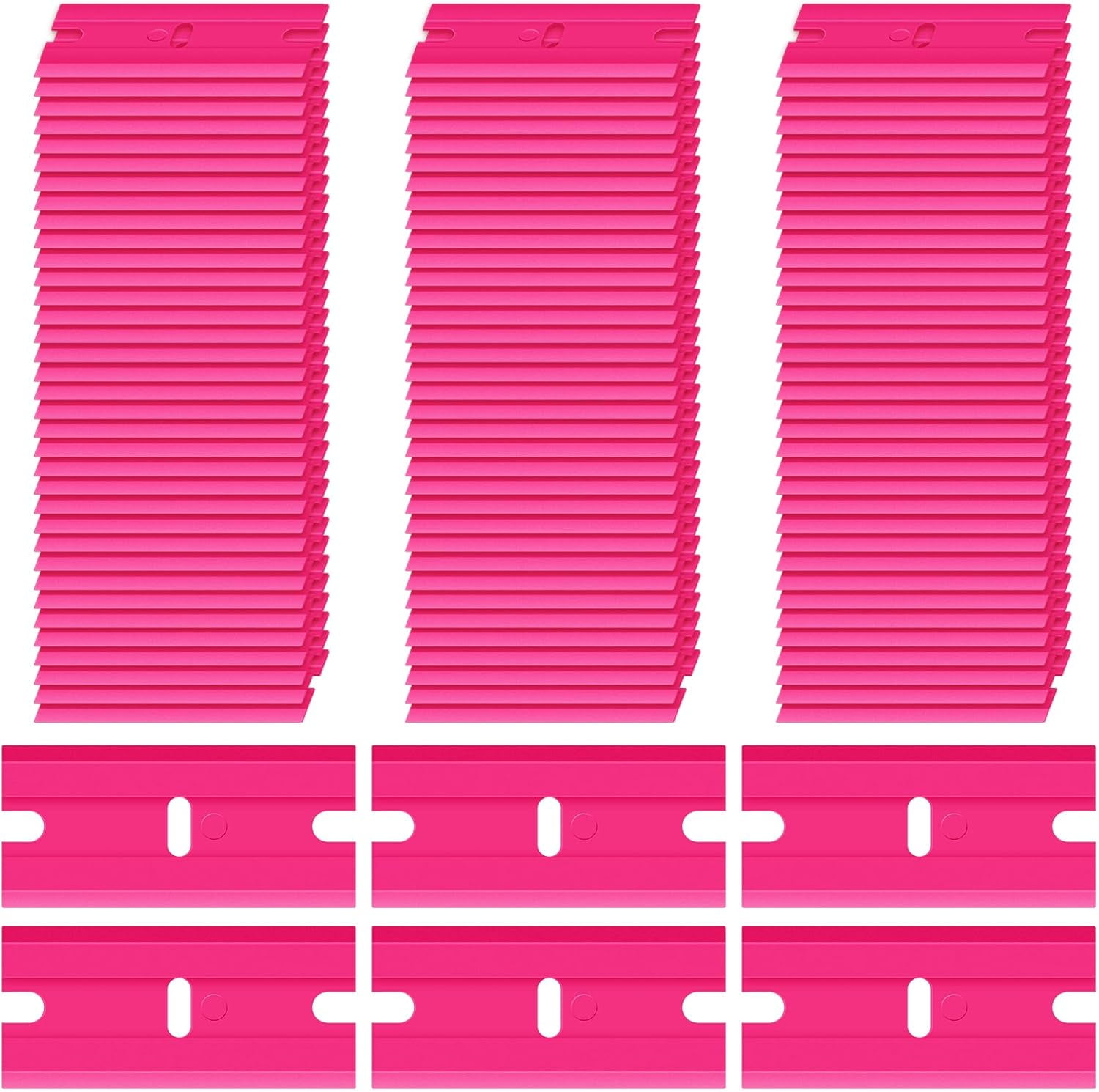 300 count Razor Scraper Scraper Tools Double Edge with a Tip Slot Edge ...