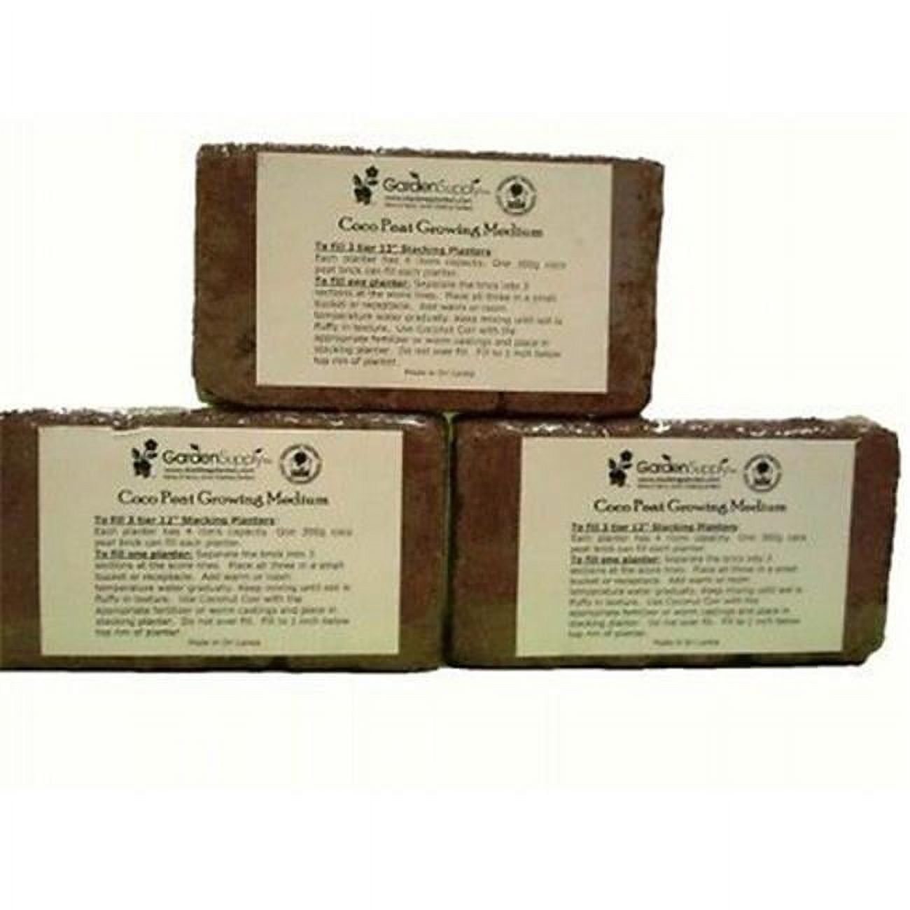 300 g Coco Peat Brick - Set of 3 - Walmart.com