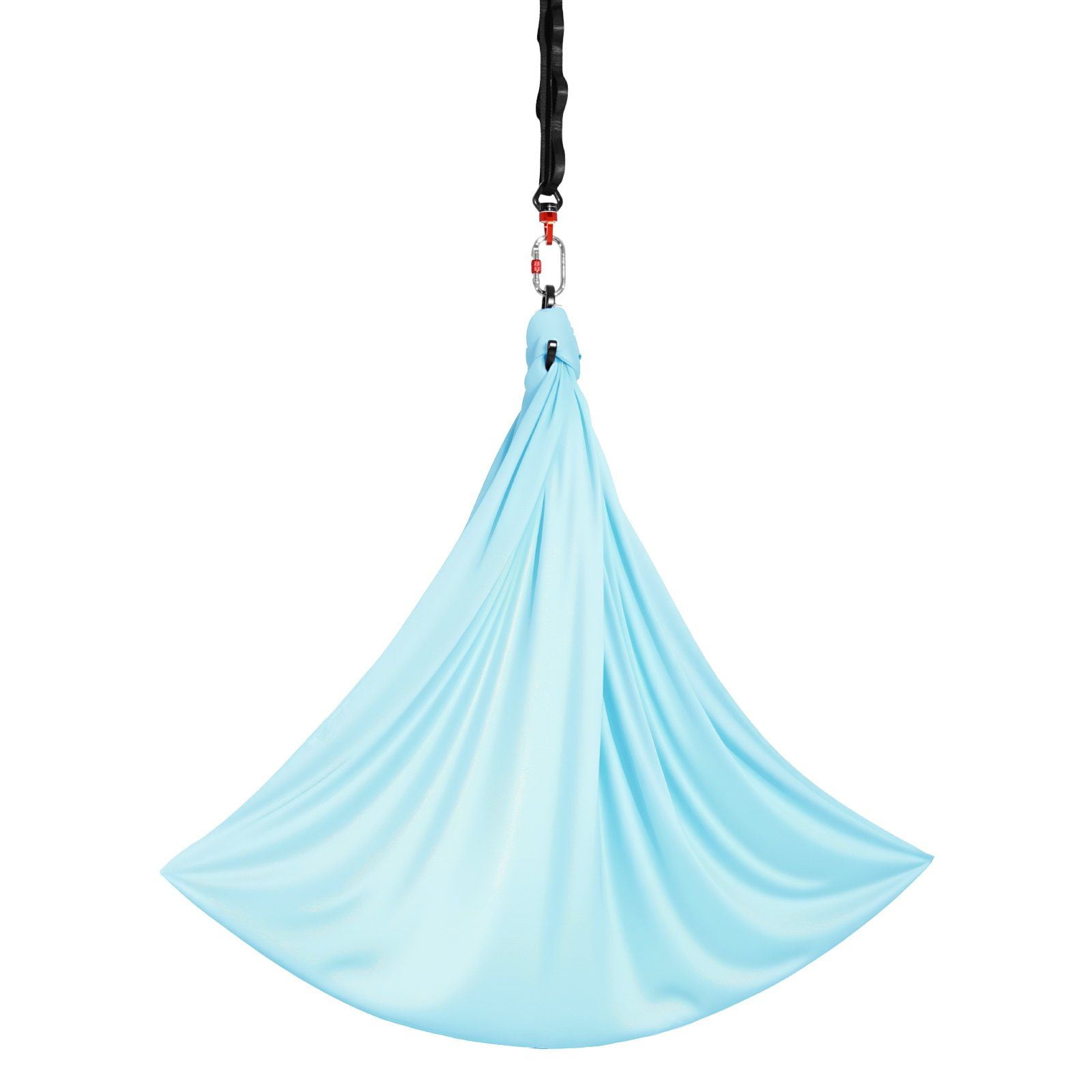 300 lbs Capacity Aerial Fitness Swing with Nylon Silk Fabric and Secure ...
