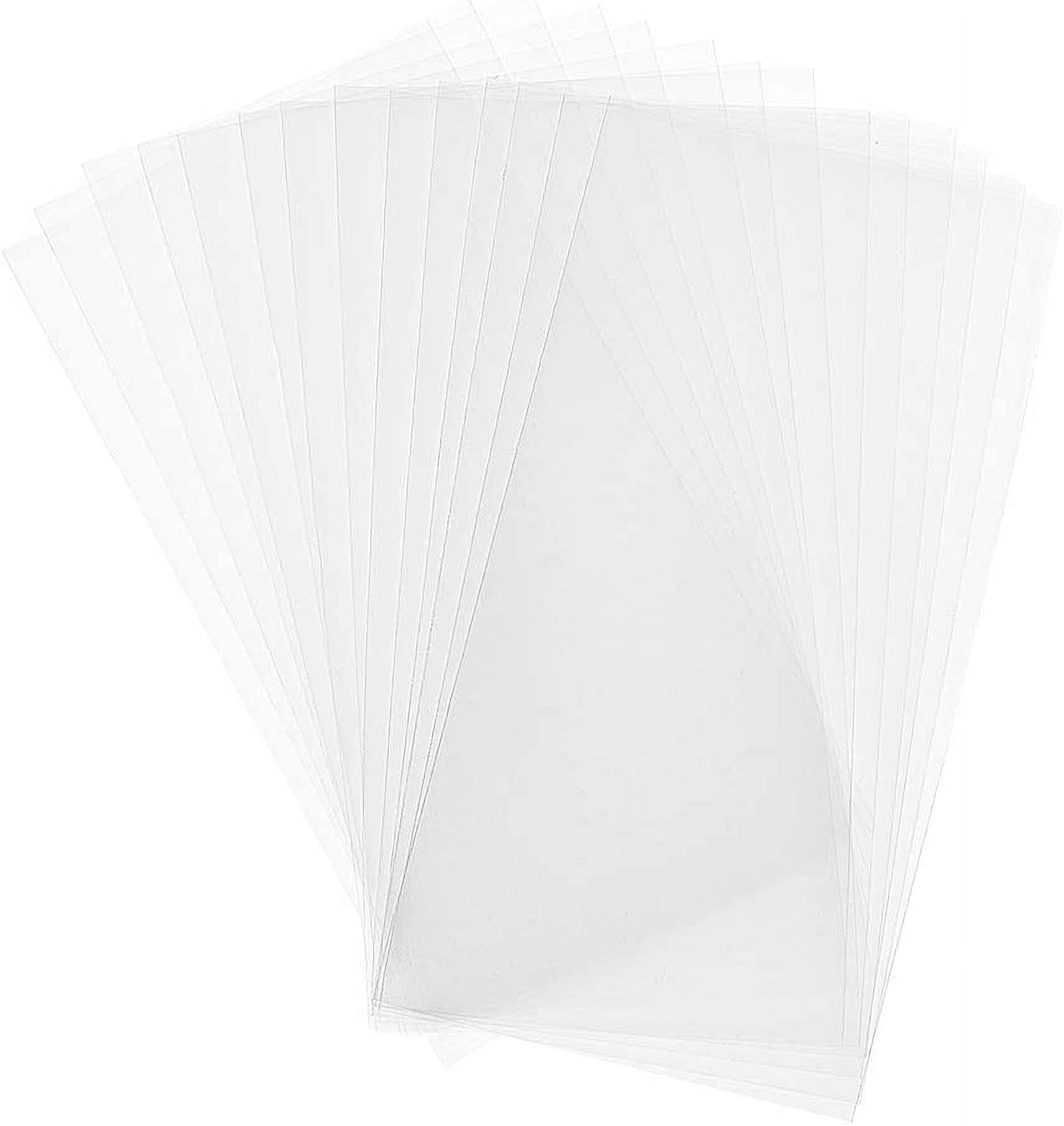 300 pcs 6x3 inch Clear Plastic Bags Top Open Plastic Bag Horizontal ...