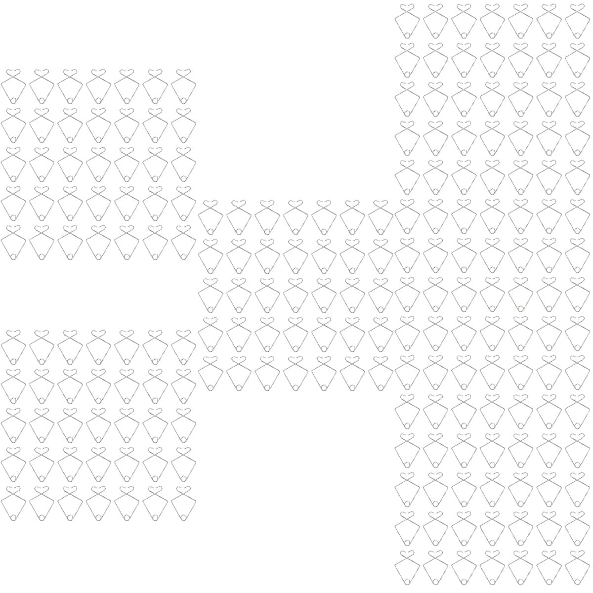 300 pcs Ceiling Hook Clips Suspended Ceiling Tile Drop Ceiling Clips ...