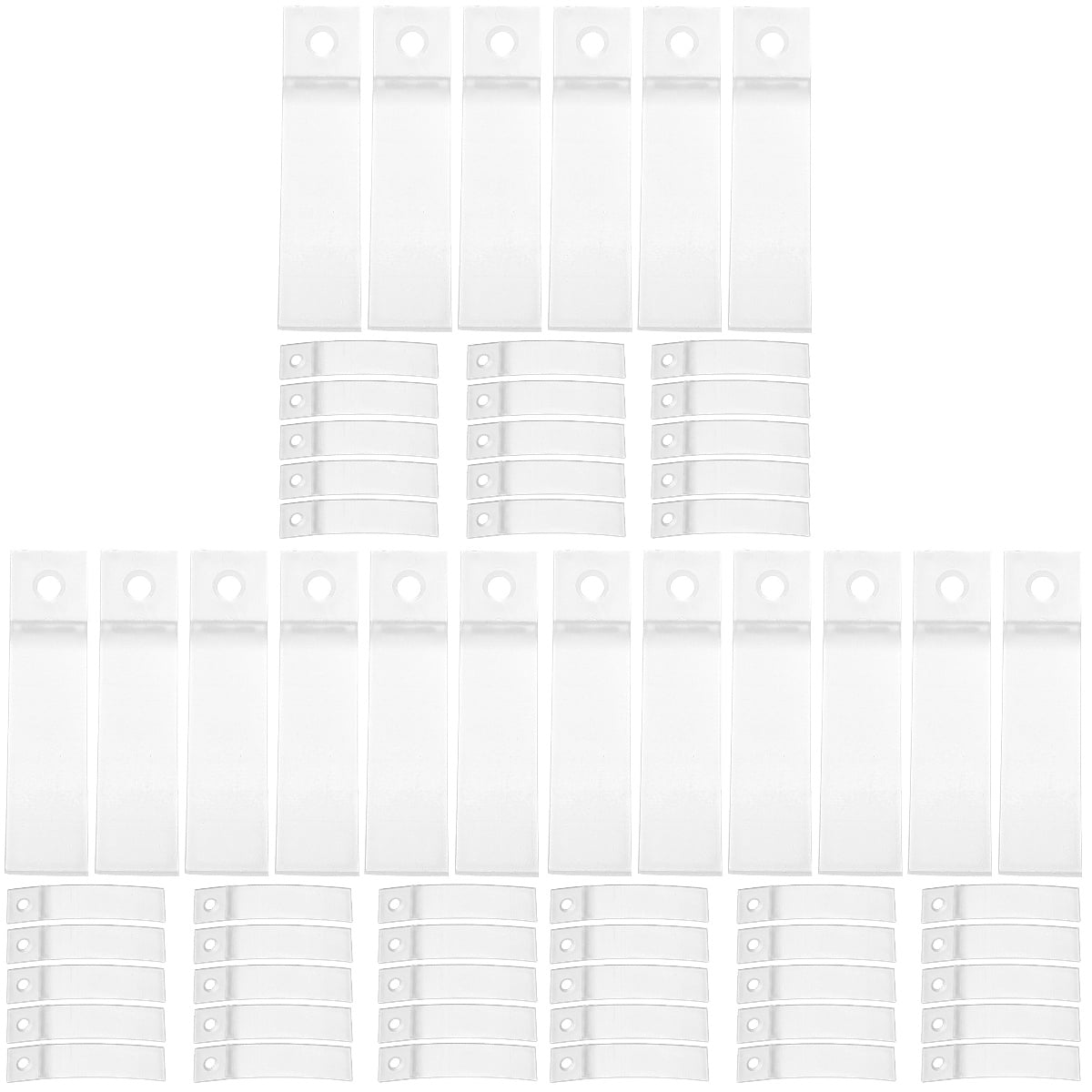 300 pcs Drawer Stops Clear Plastic Drawer Stoppers Furniture Drawer ...