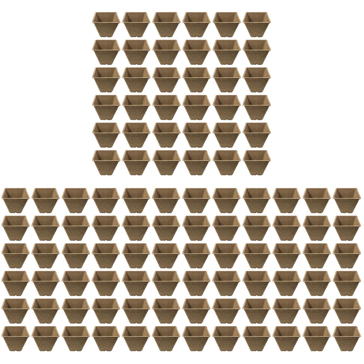 300 pcs Durable Practical Gardening Nursery Cups Cultivation Paper Cups ...