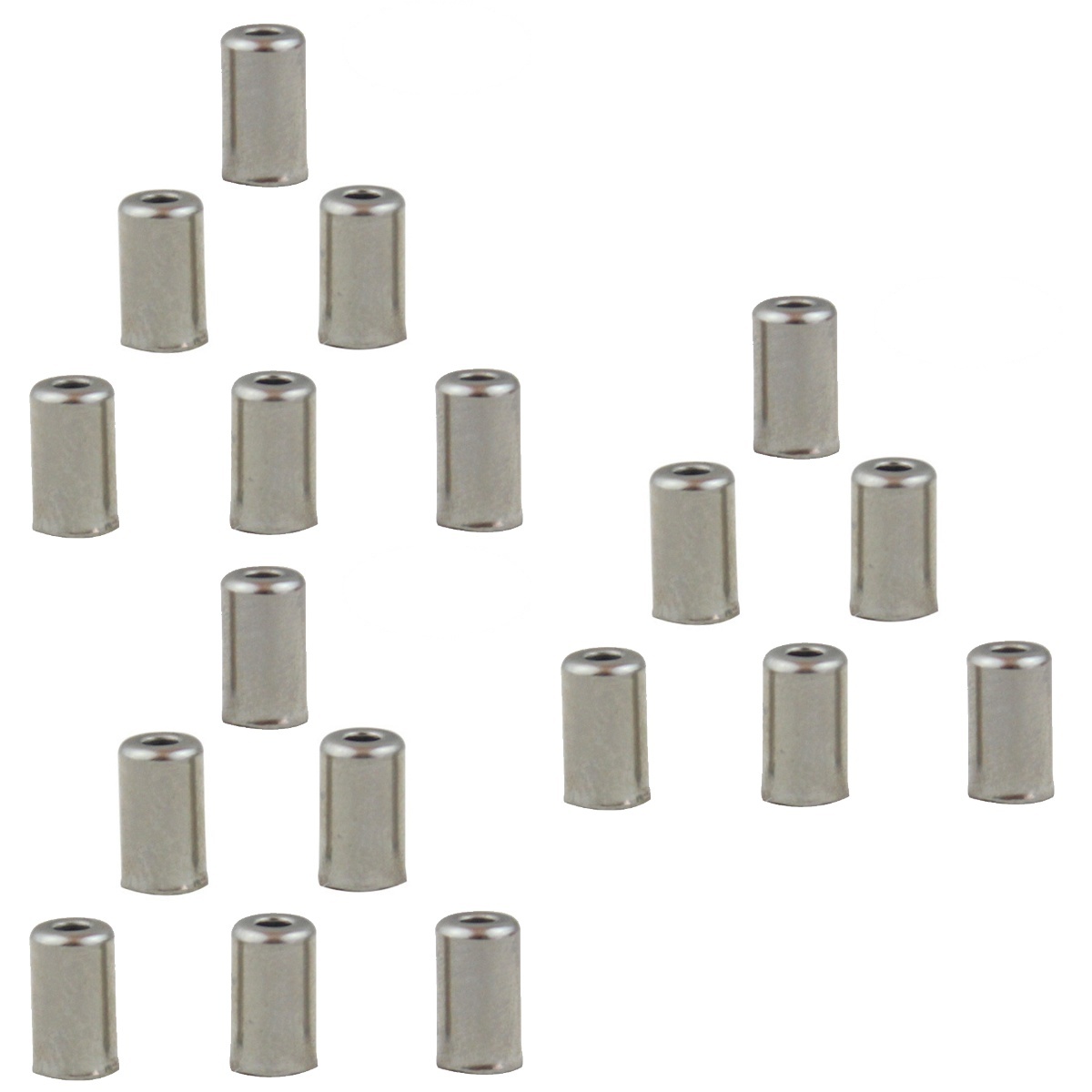 300 pcs Metal Bike Brake Gear Fixing Cable Wire End Caps Crimps Tips ...