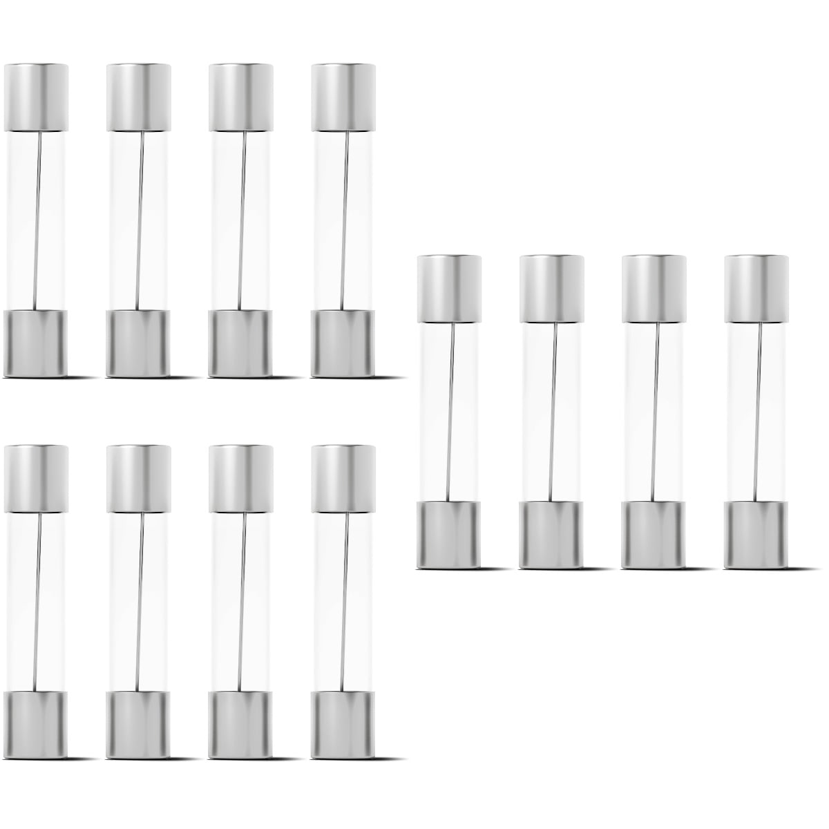 300 pcs Microwave Oven Glass High Voltage Fuse Tubes Replacement ...