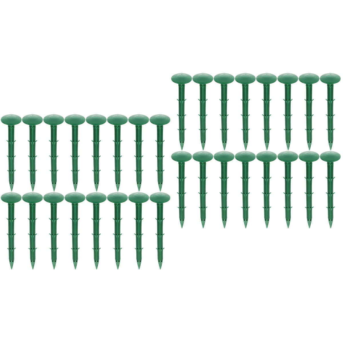 300 pcs Plastic Garden Stakes Lawn Ground Nails Garden Ground Stakes ...