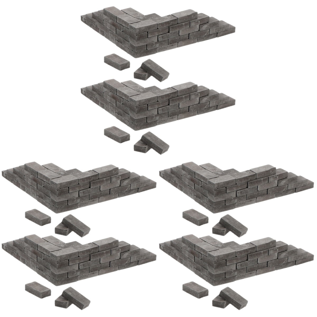 Miniature Bricks Landscaping Kit 300PCS 1 35 Scale Realistic Ornaments ...