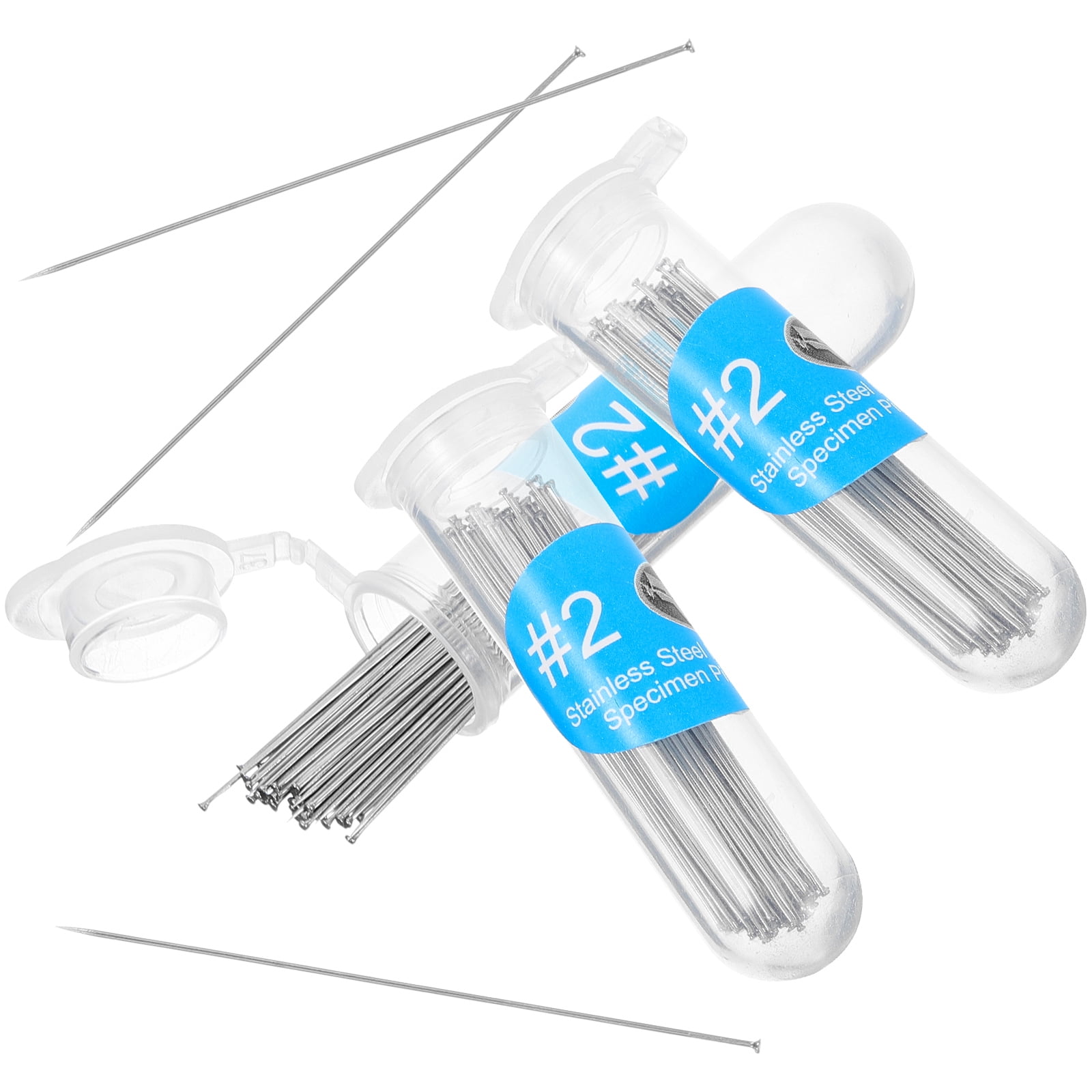 300 pcs Stainless Steel Insect Pins Specimen Pins Entomology Pins ...