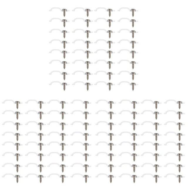Eease 300 pcs Strip Light Mounting Brackets LED Strip Light Clamp with ...