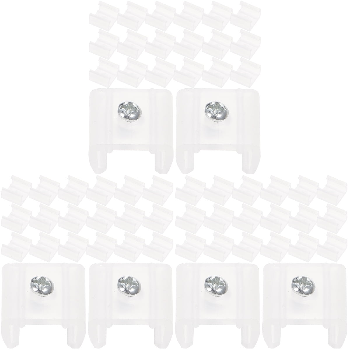 300 Pcs Silicone LED Bracket Light Hangers Mounting Clips for Holder ...