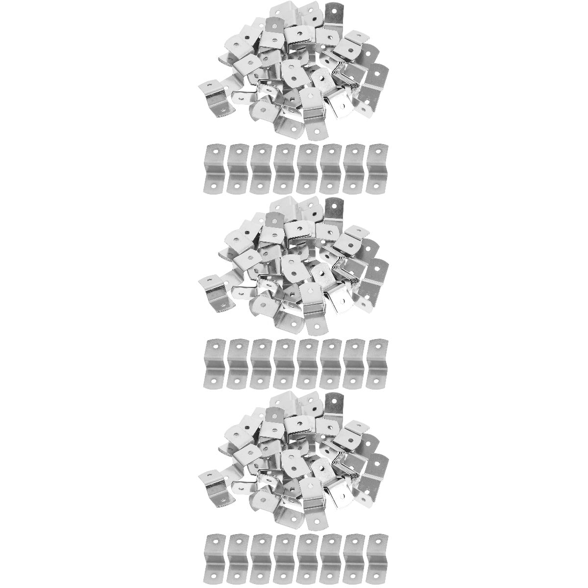 300 pcs Z Shape Photo Frame Fasteners Offset Canvas Clips Table Top ...