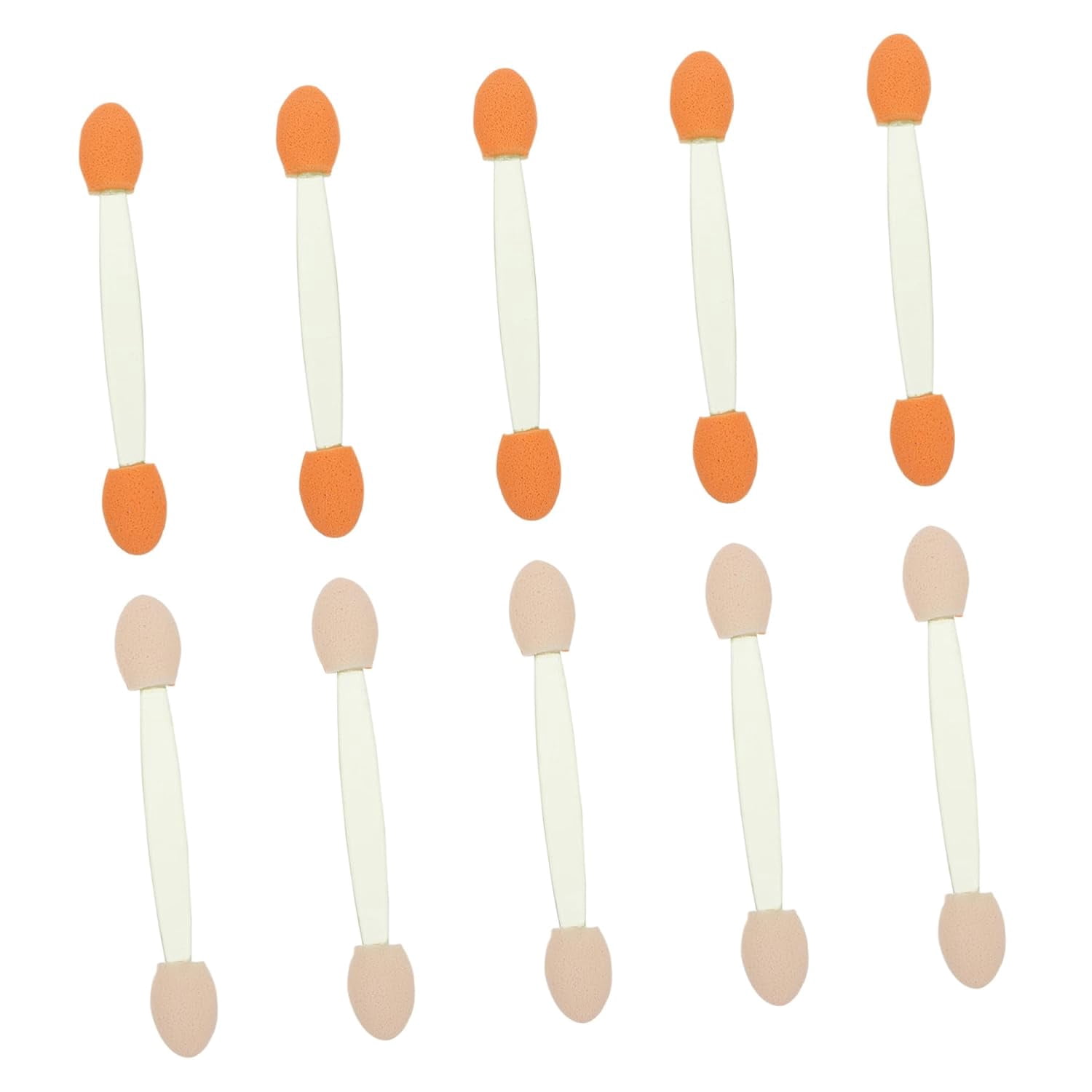 300 pcs double ended eyeshadow brush Cosmetic double- sides eye brush ...